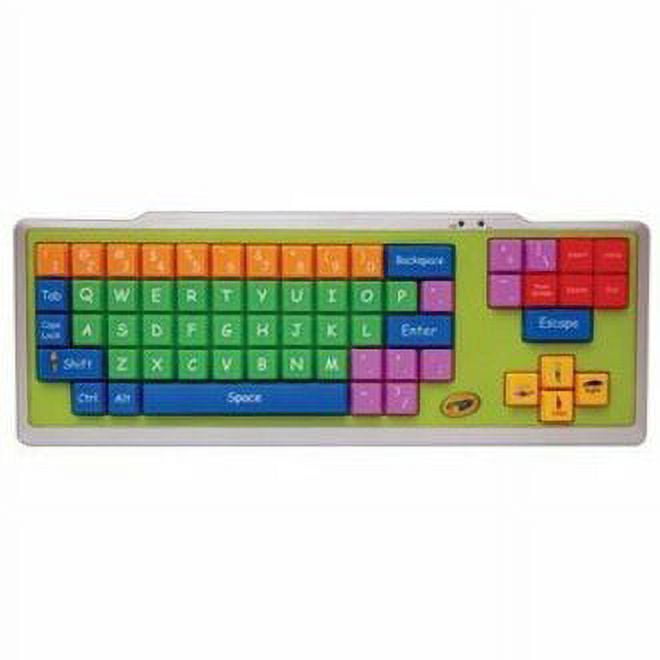 Sakar 11071 Crayola Kidz EZ Type Computer Keyboard - Walmart.com
