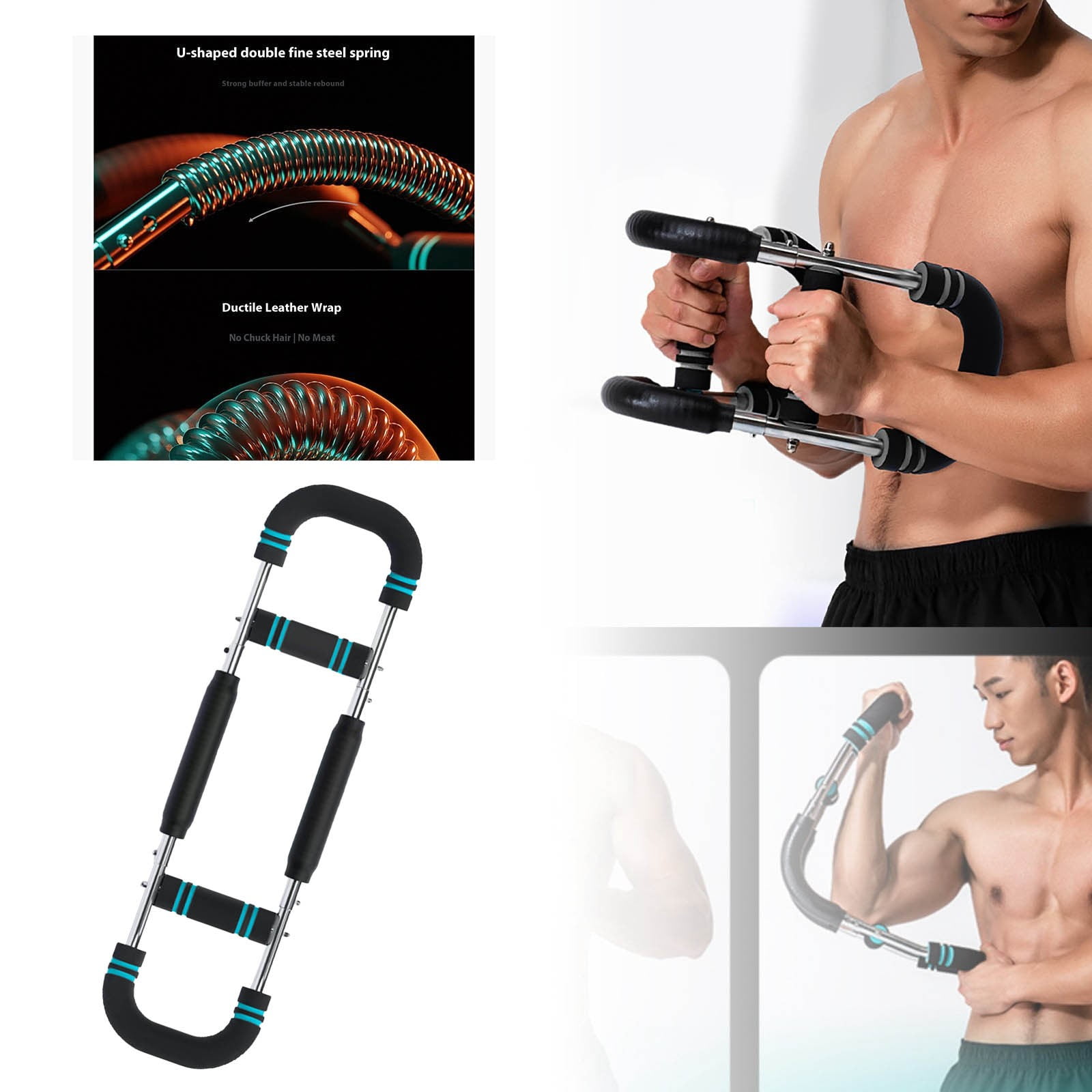 Sake Twister Arm Trainer, Twister Arm Exerciser Adjustable Chest Expander Portable Power Twister ...