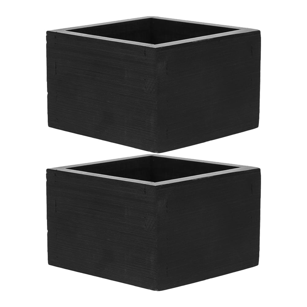 Sake Wooden Box 2 Pcs Portable Cup Container Small Multipurpose Fathetd ...