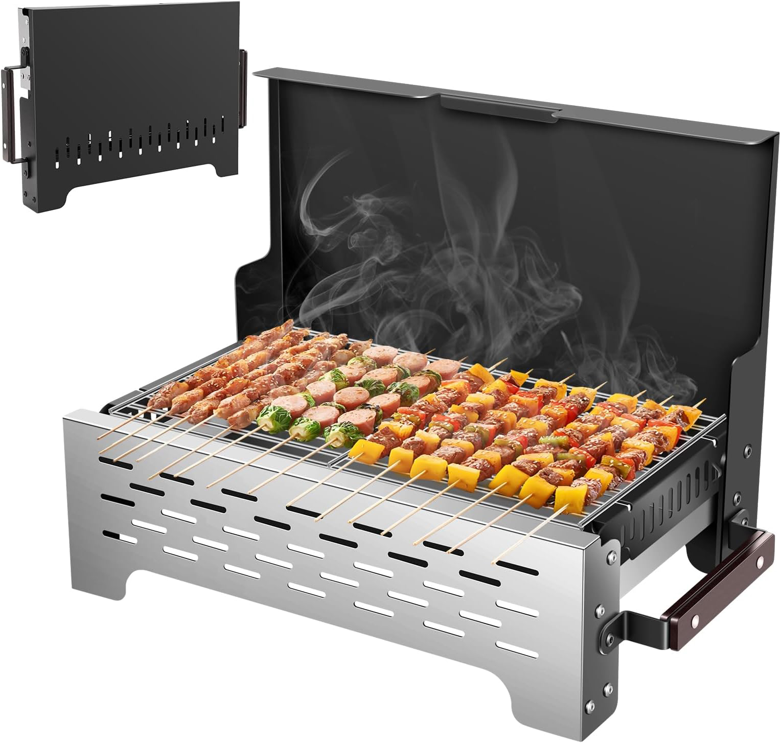 Royal Gourmet GT1001 Stainless Steel Portable Grill, 10,000 BTU BBQ ...