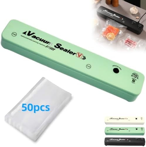Saker Food Saver Vacuum Sealer Machine, Food Vacuum Sealers with 50 ...