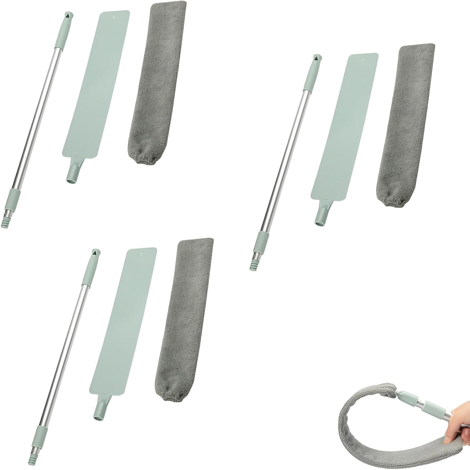 Saker Plus Flat Duster, Saker Plus Retractable Gap Dust Cleaning ...