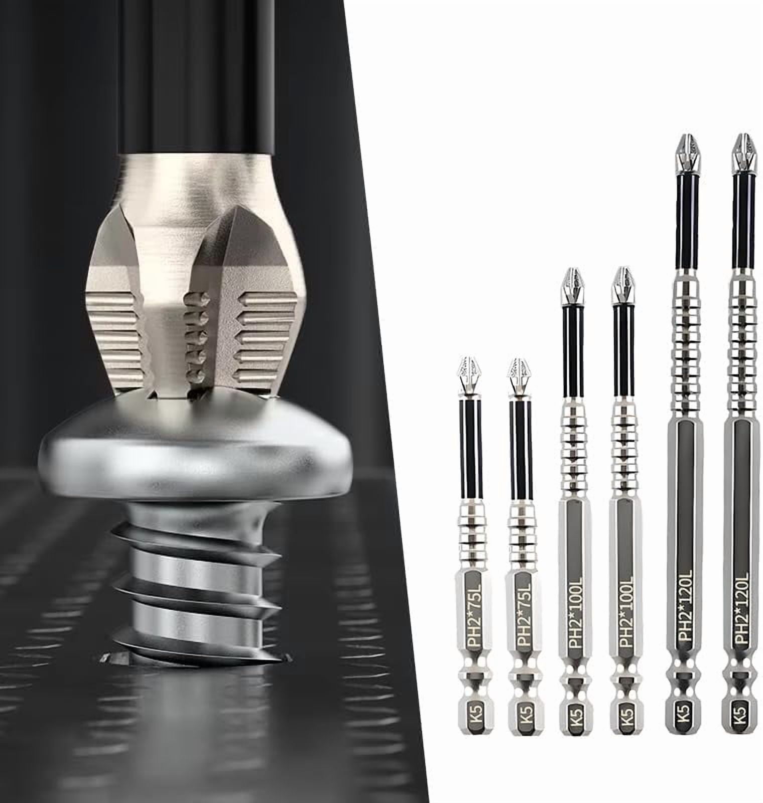 Saker Plus High-Magnetic Screwdriver Drill Bit Set, 6PCS Strong ...