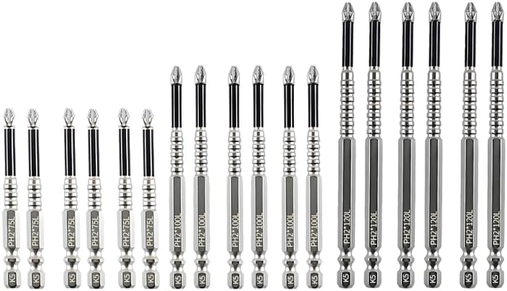 Saker Plus High-Magnetic Screwdriver Drill Bit Set, 6PCS Strong ...