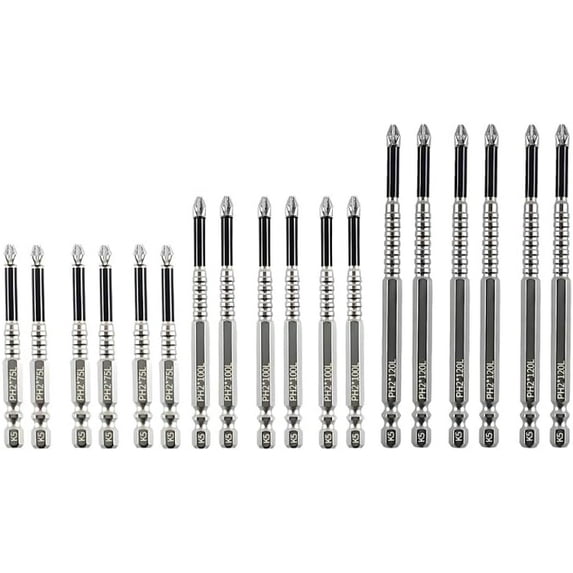 Saker Plus High-Magnetic Screwdriver Drill Bit Set, 6PCS Strong Magnetic Anti-Slip Electric ...