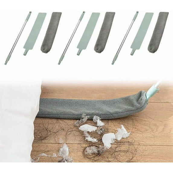 Saker Plus Mop, 2025 Upgraded Retractable Gap Dust Cleaning Artifact ...