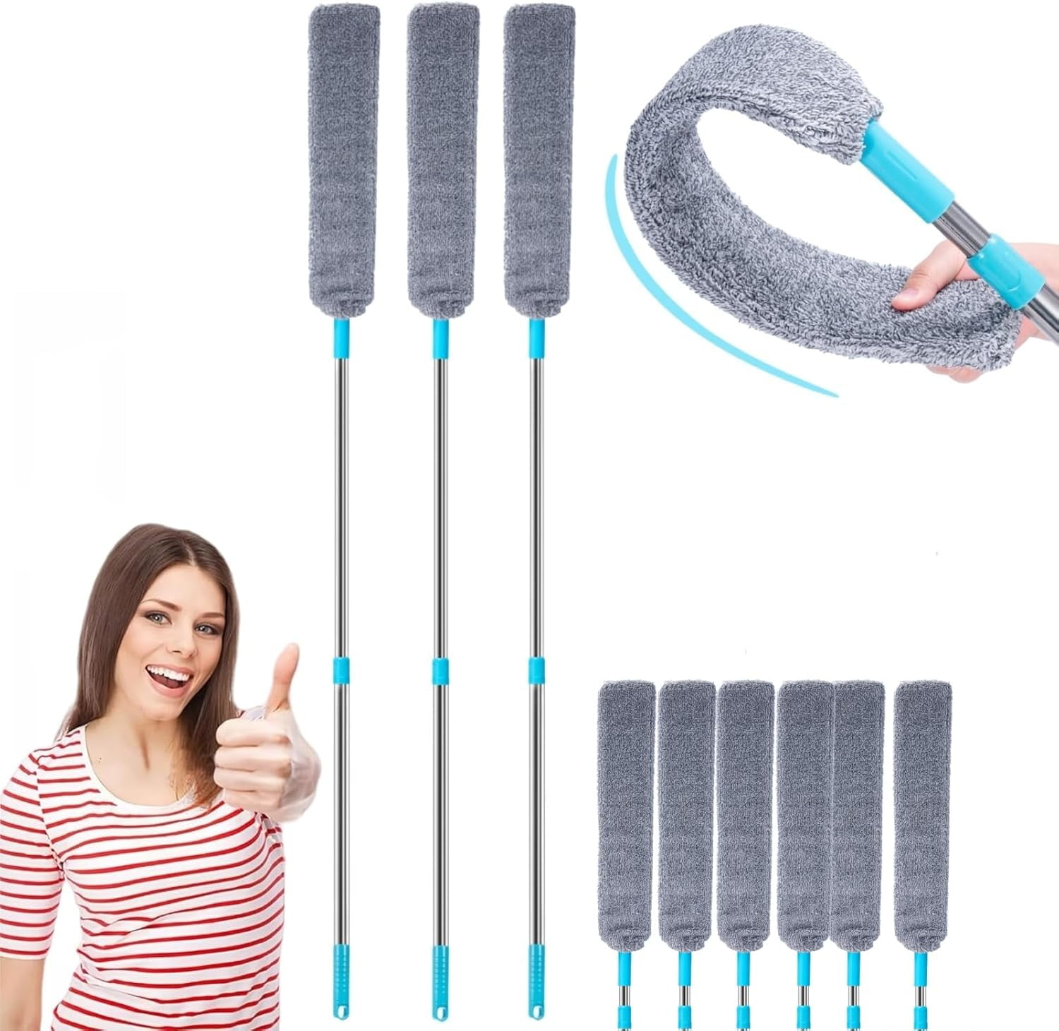Saker Plus Mop, Saker Plus Retractable Gap Dust Cleaning Artifact ...