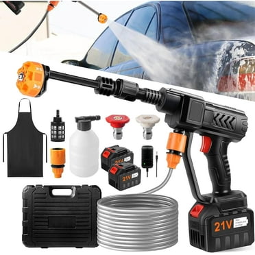 X5 Hand Held Pressure Washer,500 Psi Cordless Pressure Washer With 16ft ...