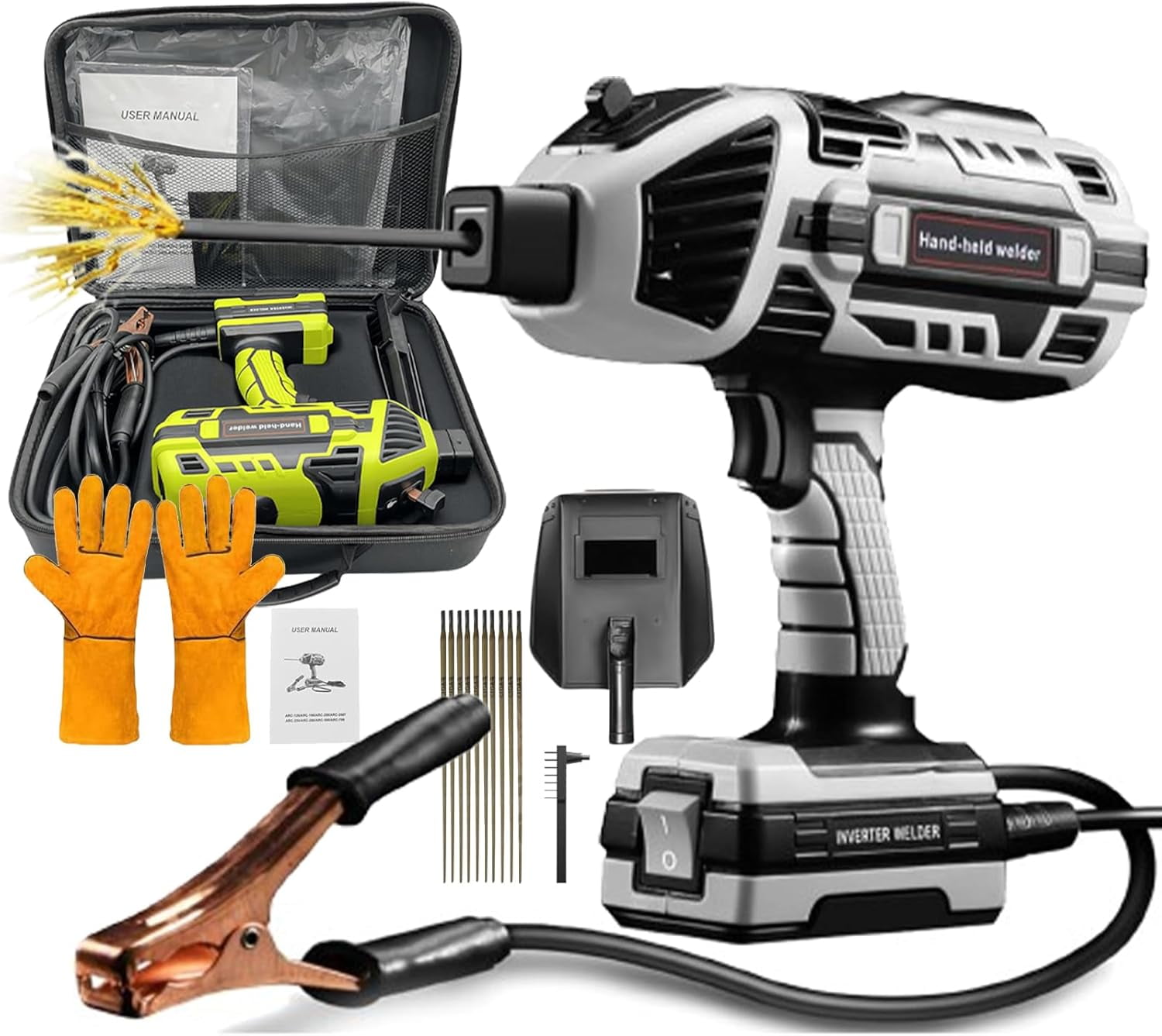 Saker Portable Welding Machine, 20-120A Upgraded 110V Handheld Welding ...