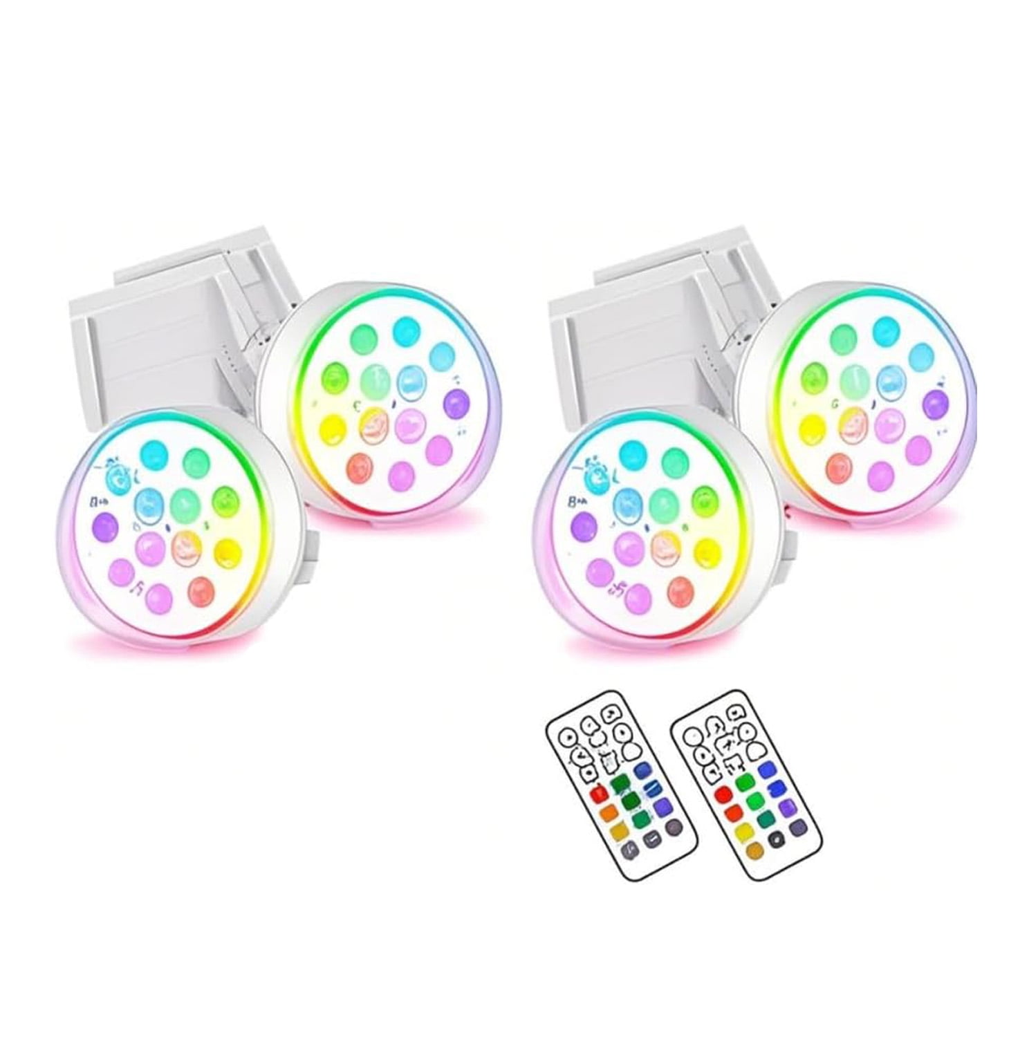 Saker Sakerplus 4 Pcs Ultra-High Brightness Rechargeable Submersible ...