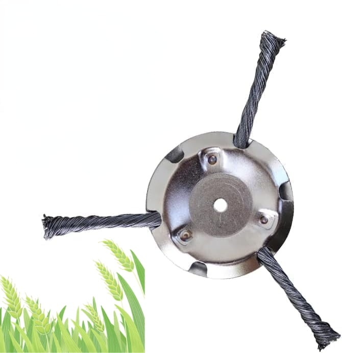 Saker Sakerplus 6 Inch Steel Wire Brush Cutter Trimmer Head, Grass Trimming Head for Weedeate ...