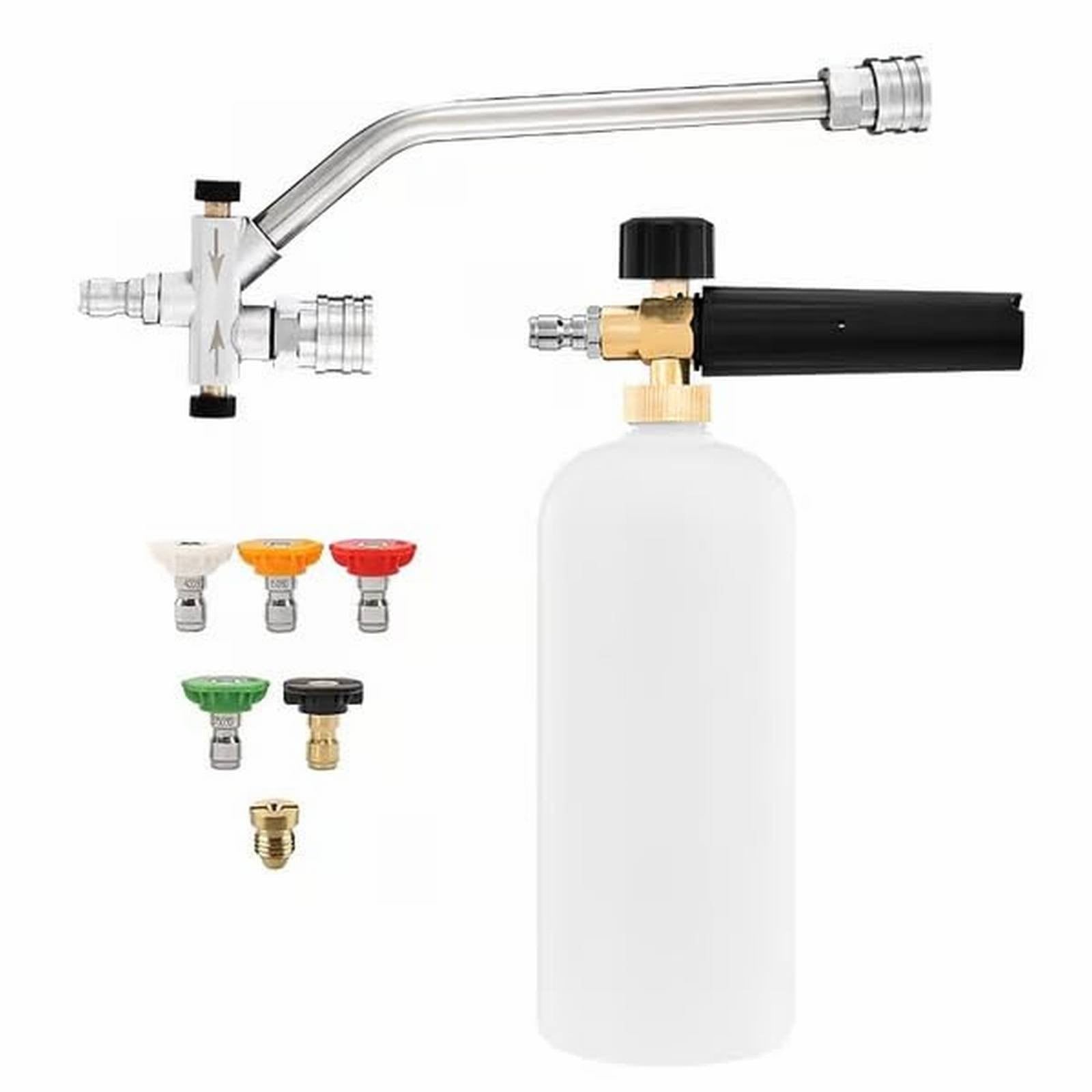 Saker Sakerplus Dual Connector Foam Cannon for Pressure Washer, Car ...