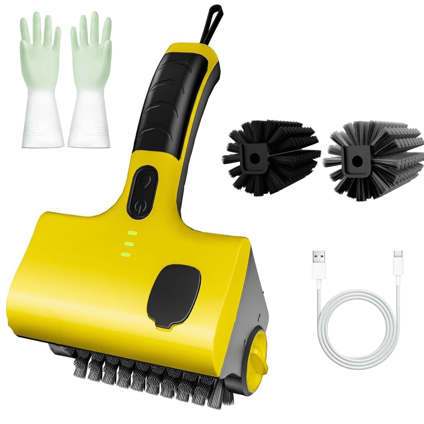 Saker Sakerplus Electric Grill Cleaner, Cordless Rechargeable Grill ...