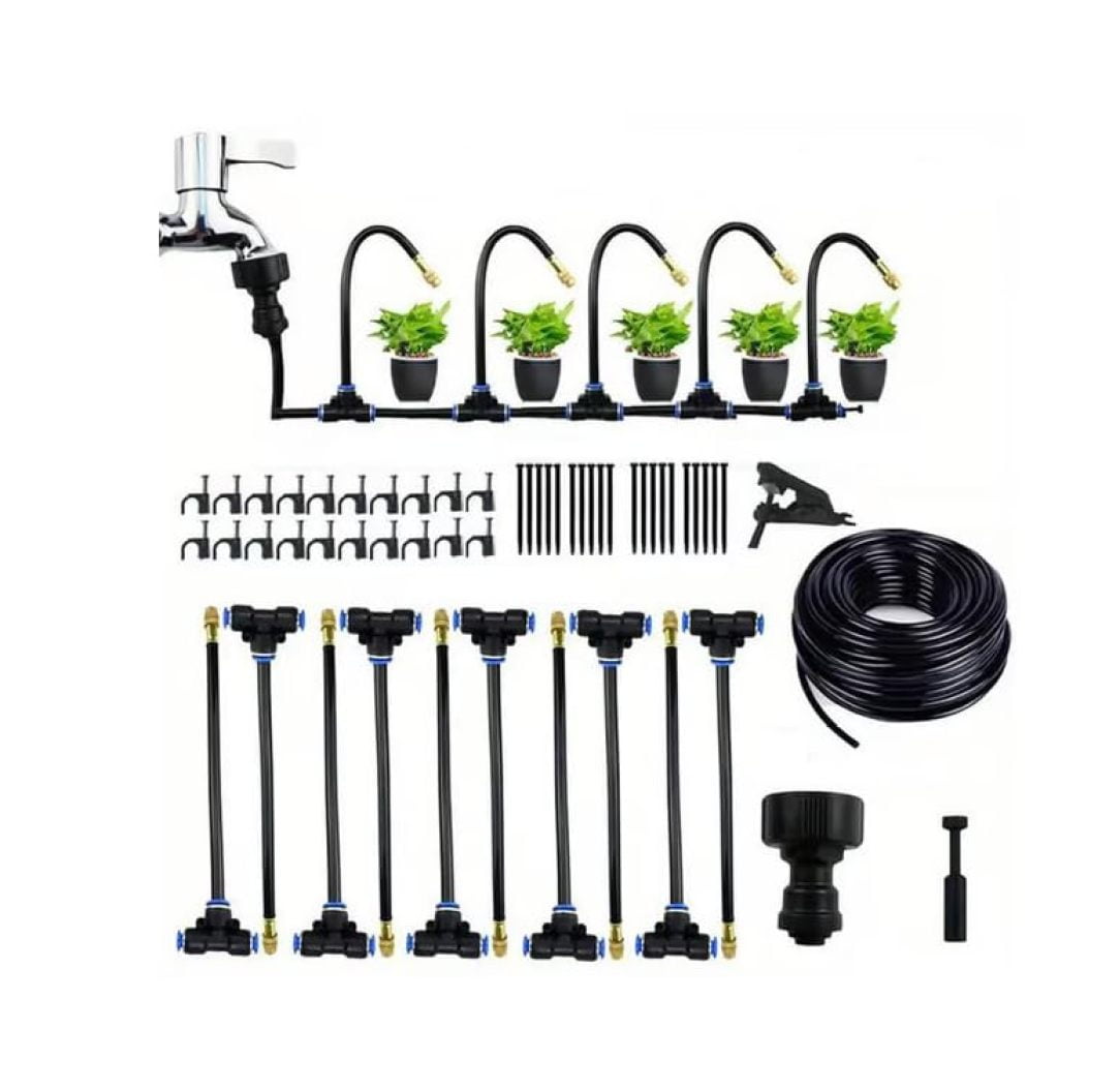 Saker Sakerplus Garden Drip Irrigation Kit Adjustable Irrigation System ...