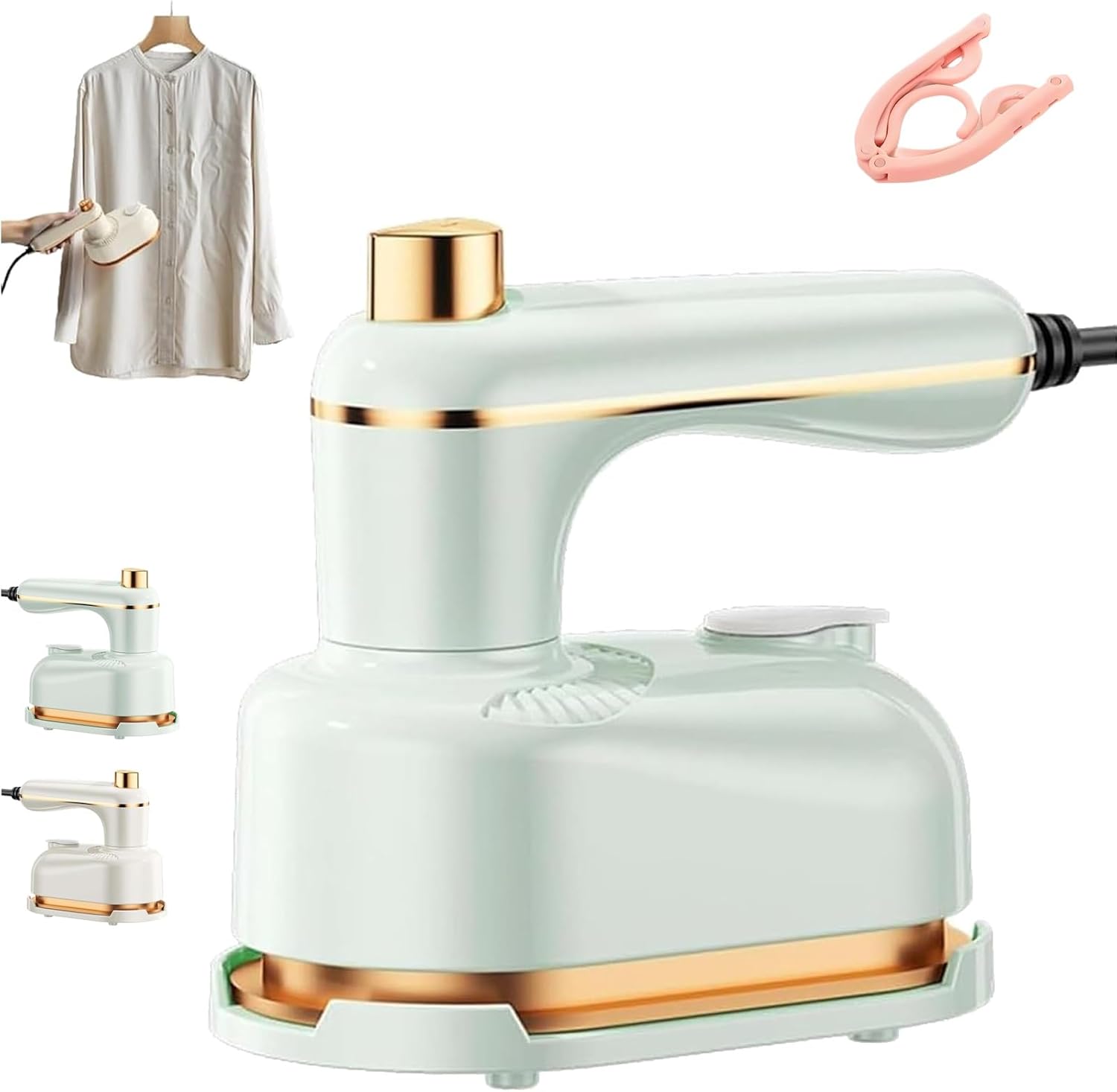 Saker Sakerplus Portable Steam Iron, 2 in 1 Travel Steamer Iron ...