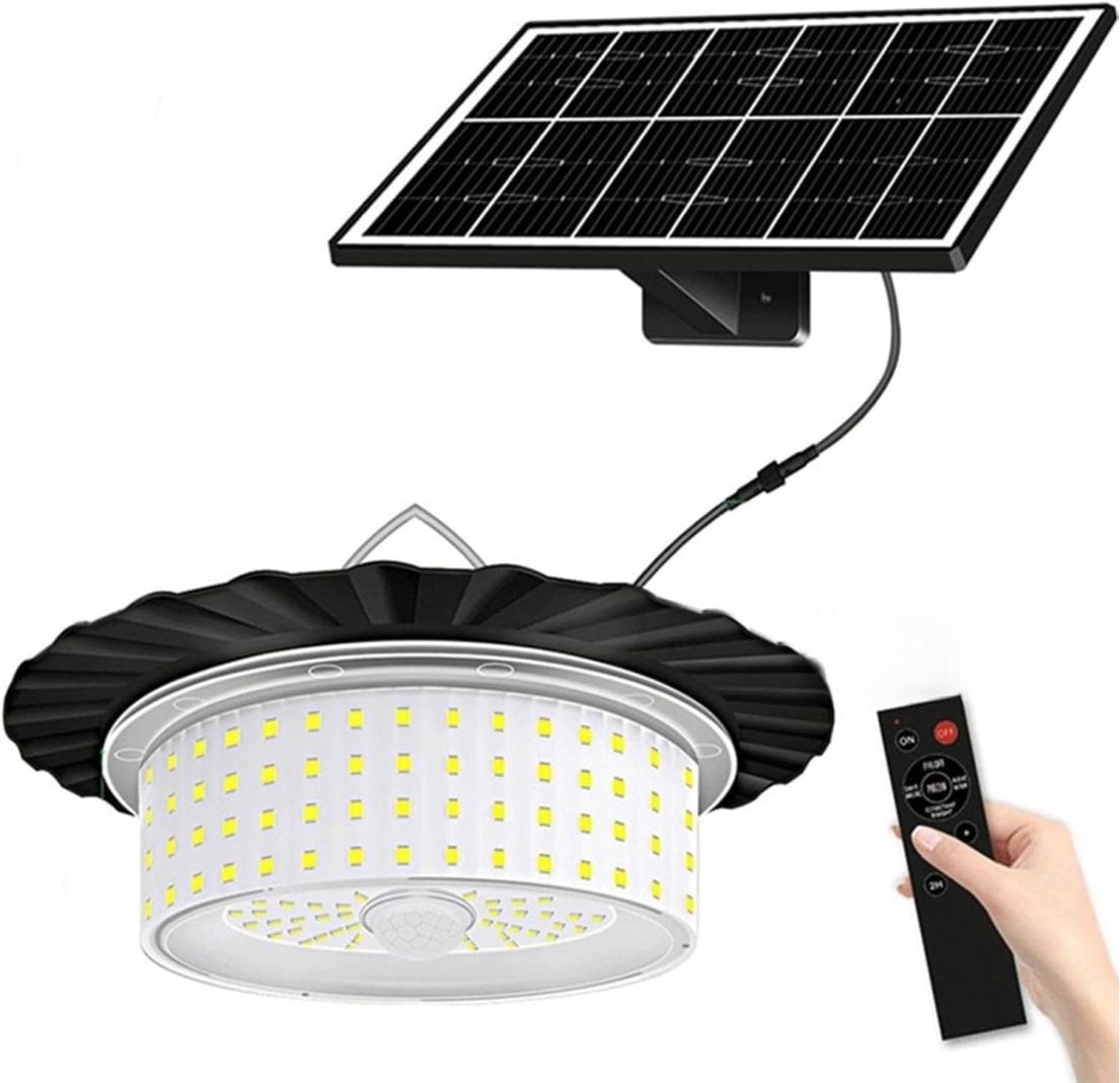 Saker Sakerplus Solar Pendant Light, 2025 Upgraded Solar Shed Lights Indoor with Moving Sensor ...