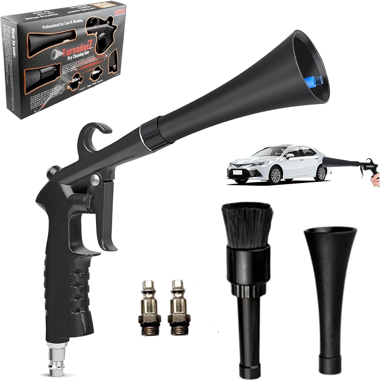 Saker Tornado Dry Cleaning Gun, Detailing Car Cleaning Gun, Air Nozzle ...