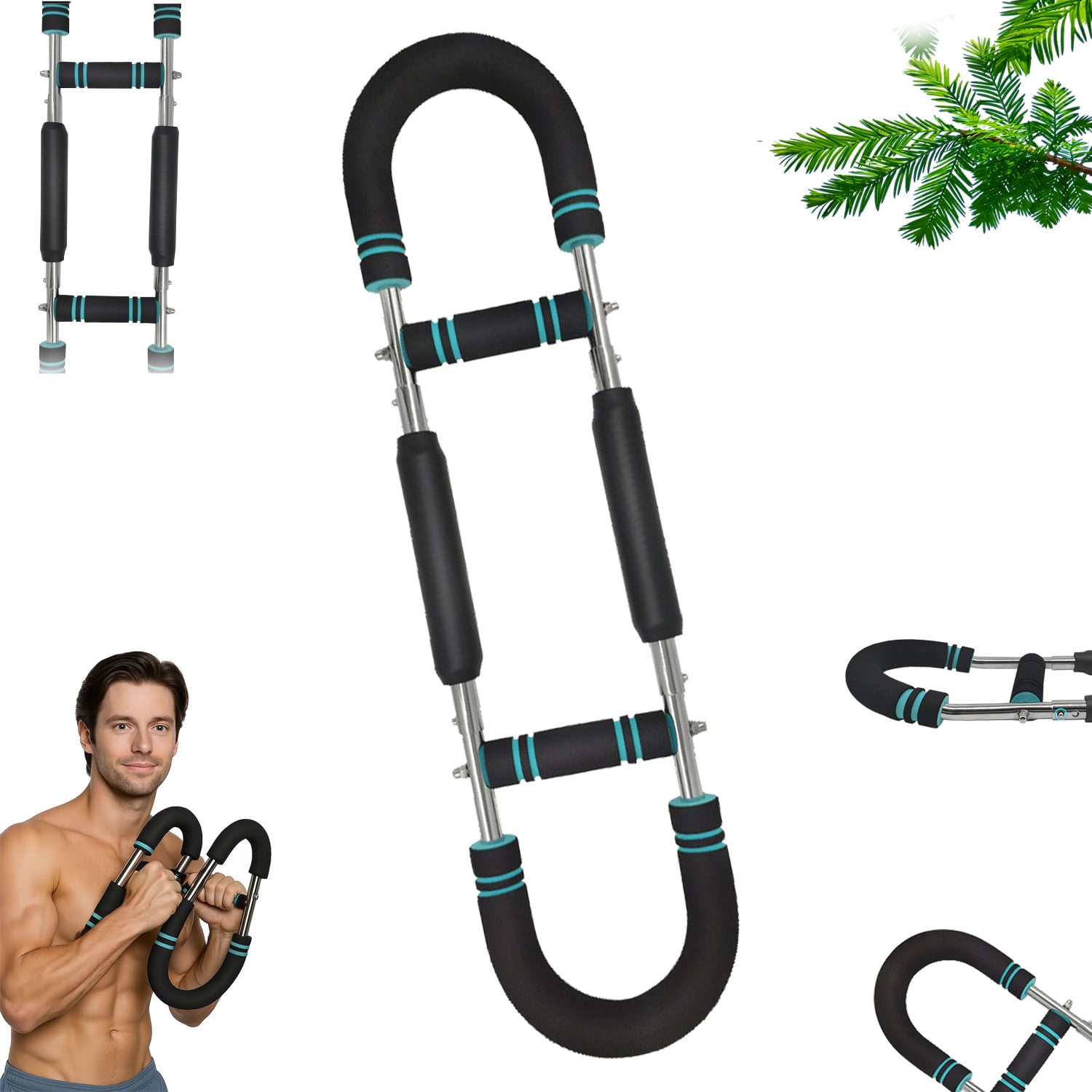 Saker Twister Arm Trainer, 40-100lb Adjustable Chest Workout Equipment ...