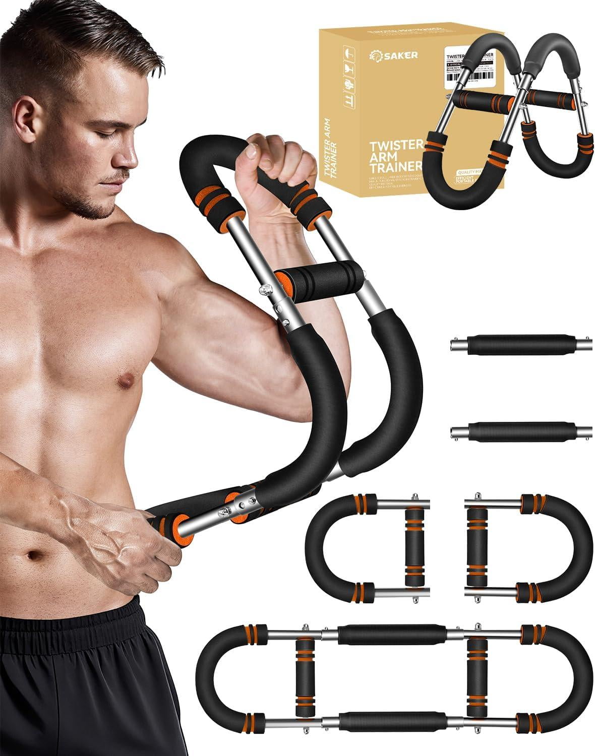Saker Twister Arm Trainer, Adjustable Chest Workout Equipment,Forearm ...