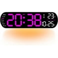 Sakerplus Clock,Multi Functional LED Display Clock,Upgraded Digital ...