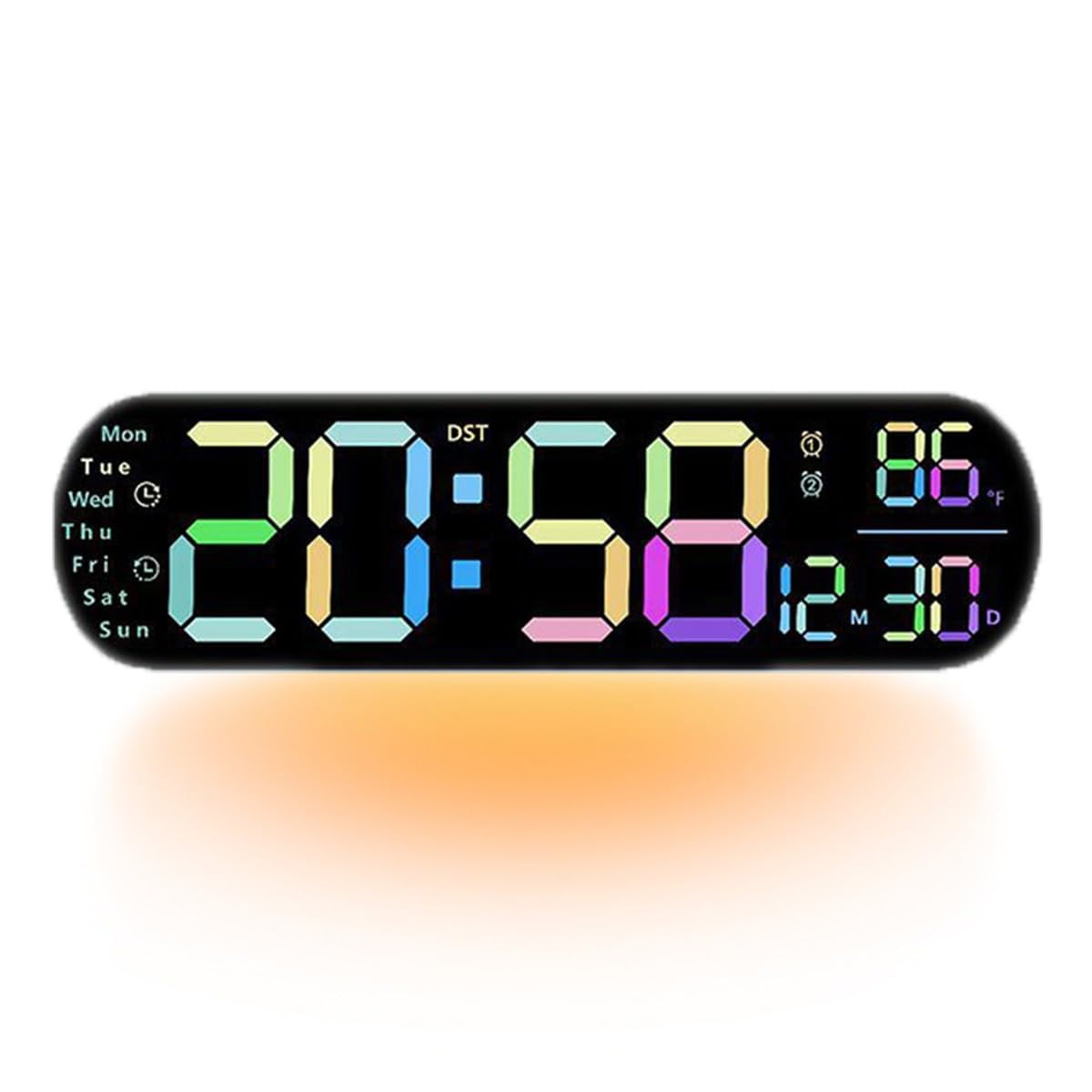 Sakerplus Clock, Sakerplus Multi Functional LED Display Clock,Upgraded ...