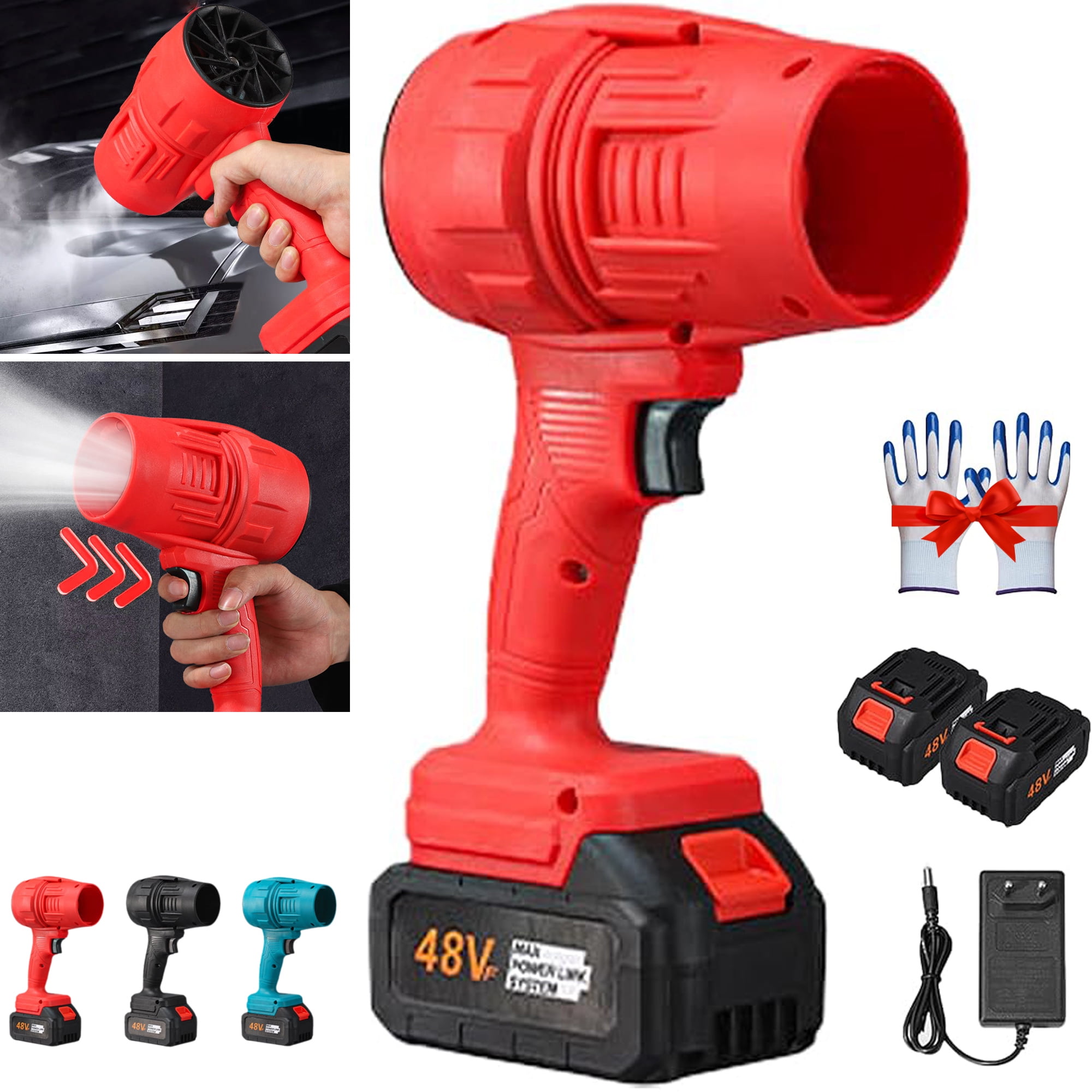 Sakerplus Portable Dust Cleaner, Portable Turbo Jet Leaf Blower ...