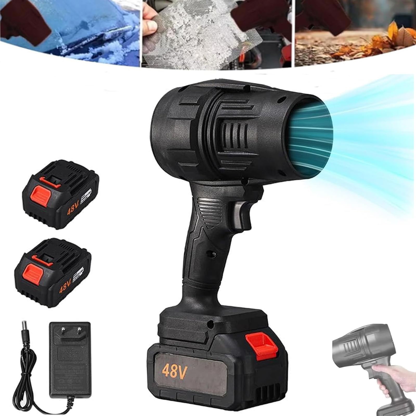 Sakerplus Portable Dust Cleaner, Turboglass Car Blower, Car Dryer Air ...