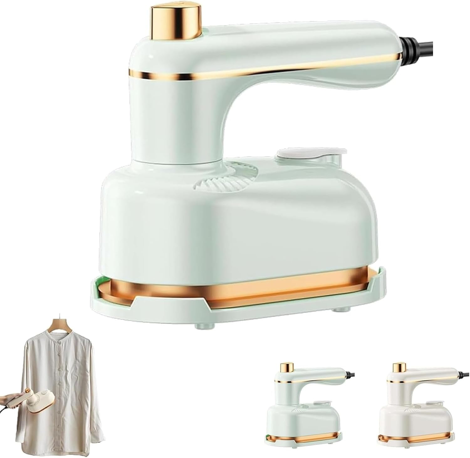 Sakerplus Steam Iron, Saker Portable Steamer for Clothes, 2-In-1 ...