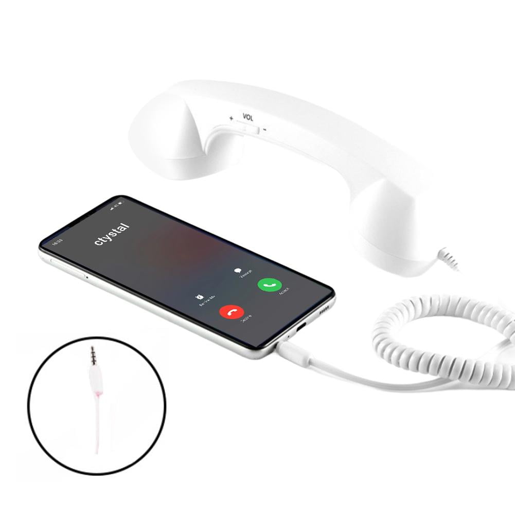 Sakerplus Type-C Retro Phone Handset - Vintage Wired Landline Receiver ...