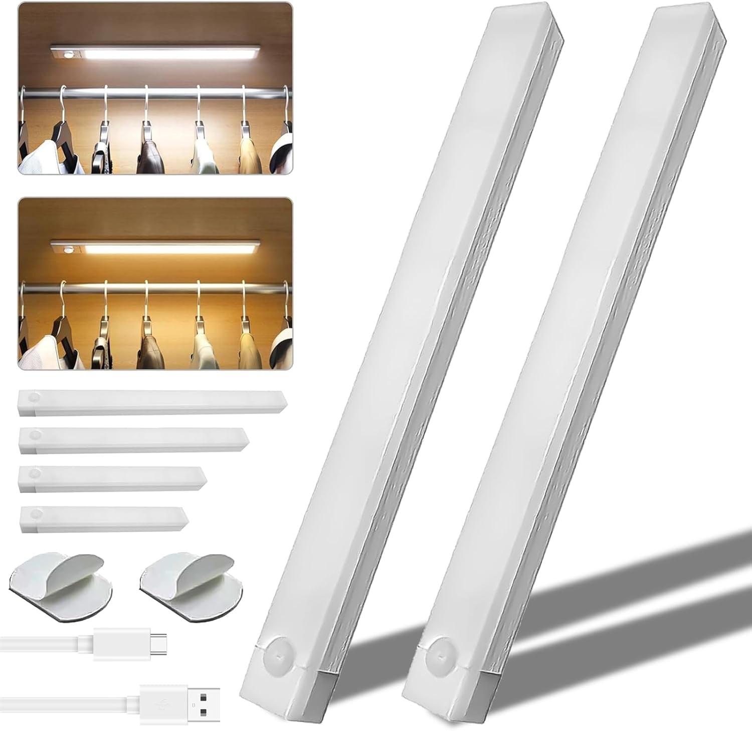 Sakesfor LED Intelligent Human Body Induction Wireless Magnetic Long ...