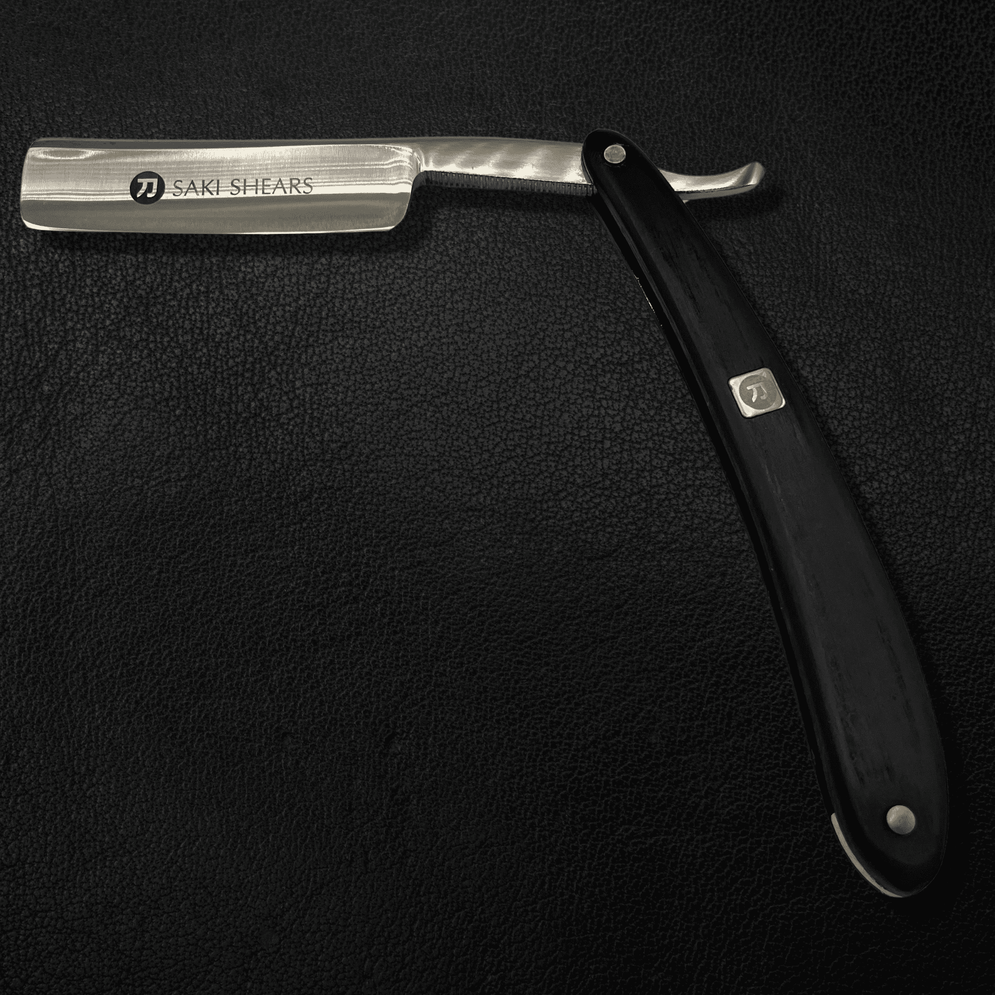 Saki Shears Premium Straight Razor for Men: Wood Handle Professional ...