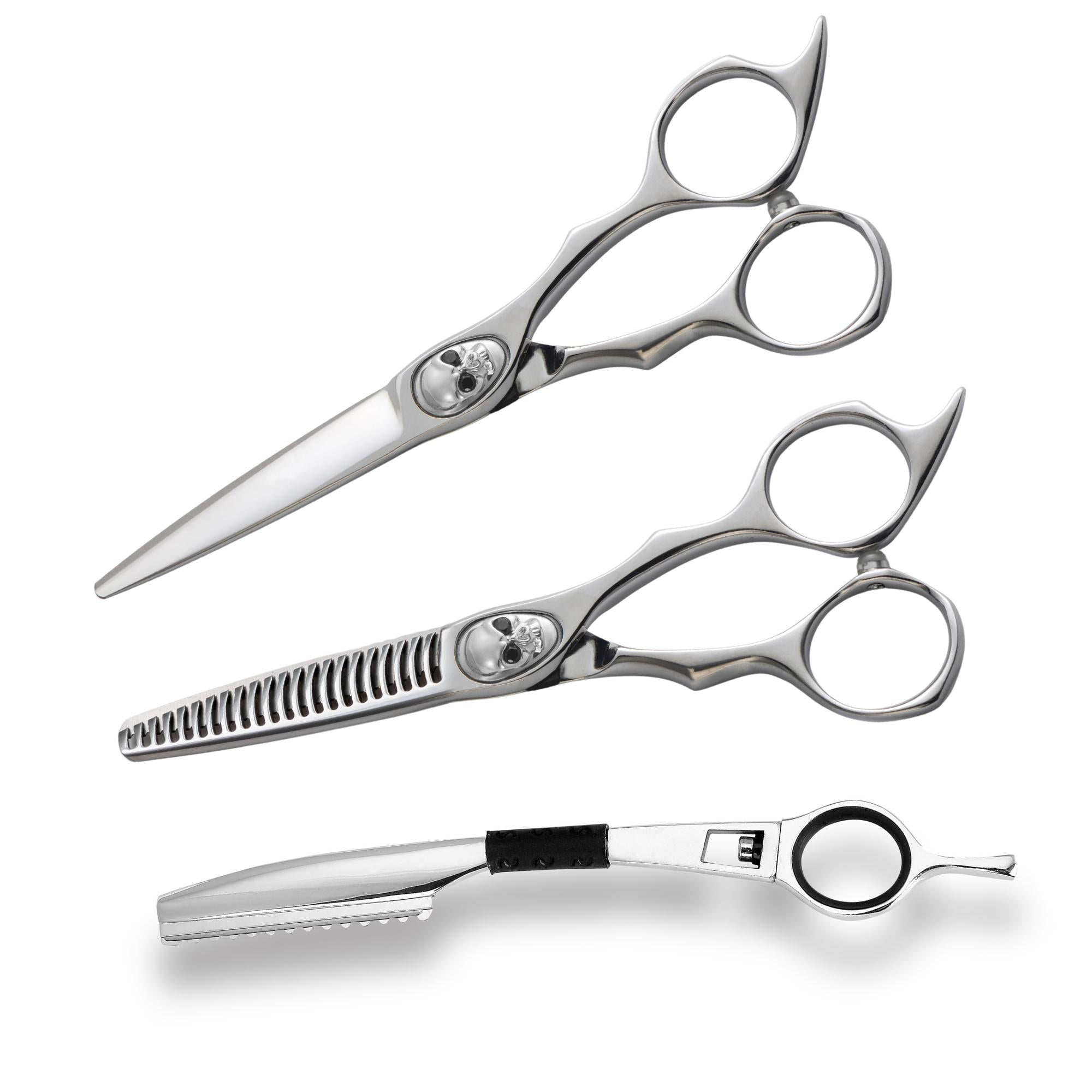 Saki Tachi Skull Barber Shears Set - Walmart.com