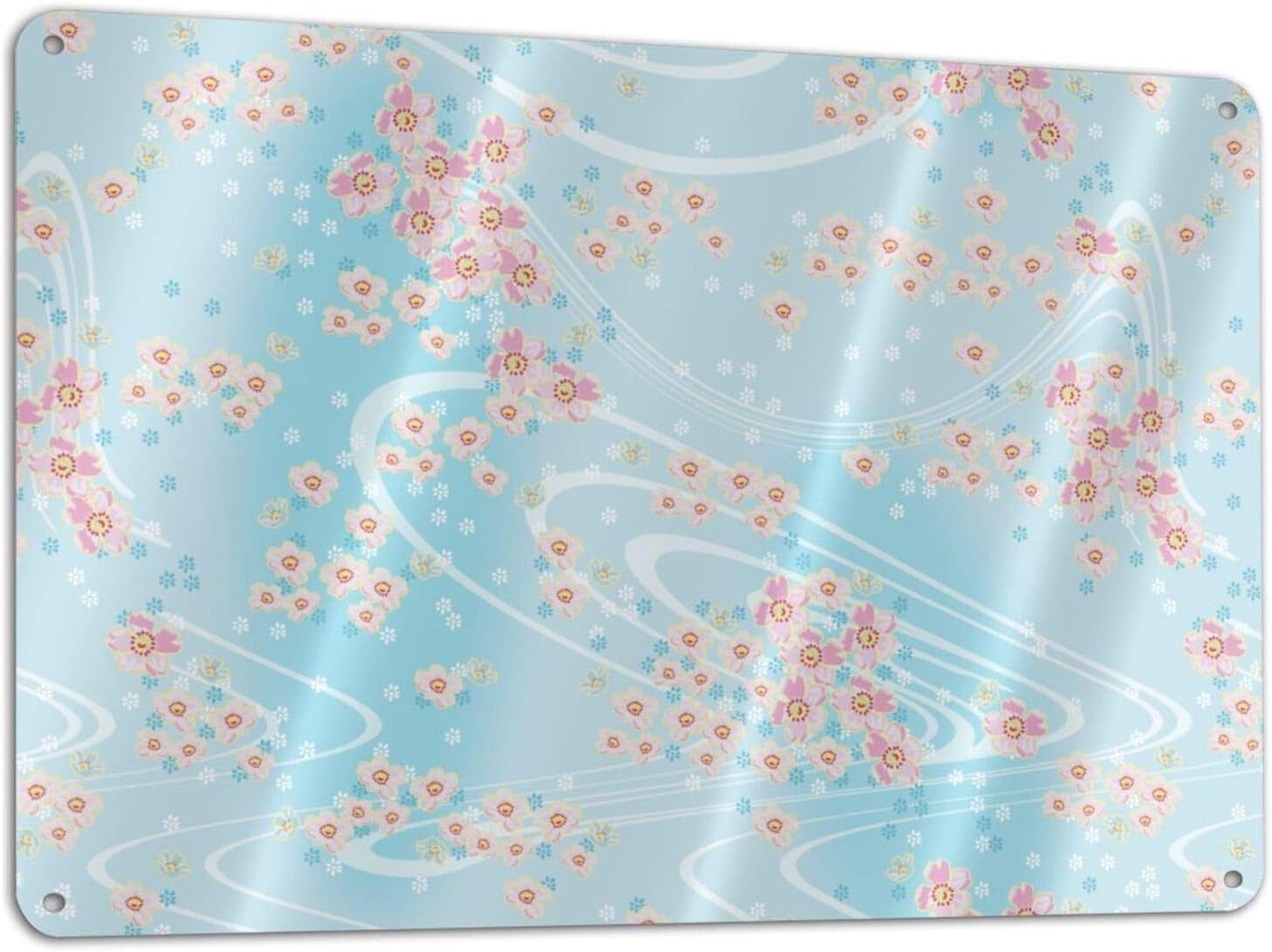 Sakiko Aqua Tin Signs Wall Decor for Bars,Restaurants,Cafes Pubs Metal ...