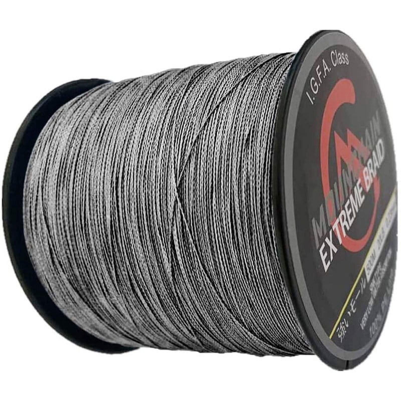 Sakiyrr 300-Yard 8 Strands Braided Fishing Line, 30 Lbs, Gray - Walmart.com