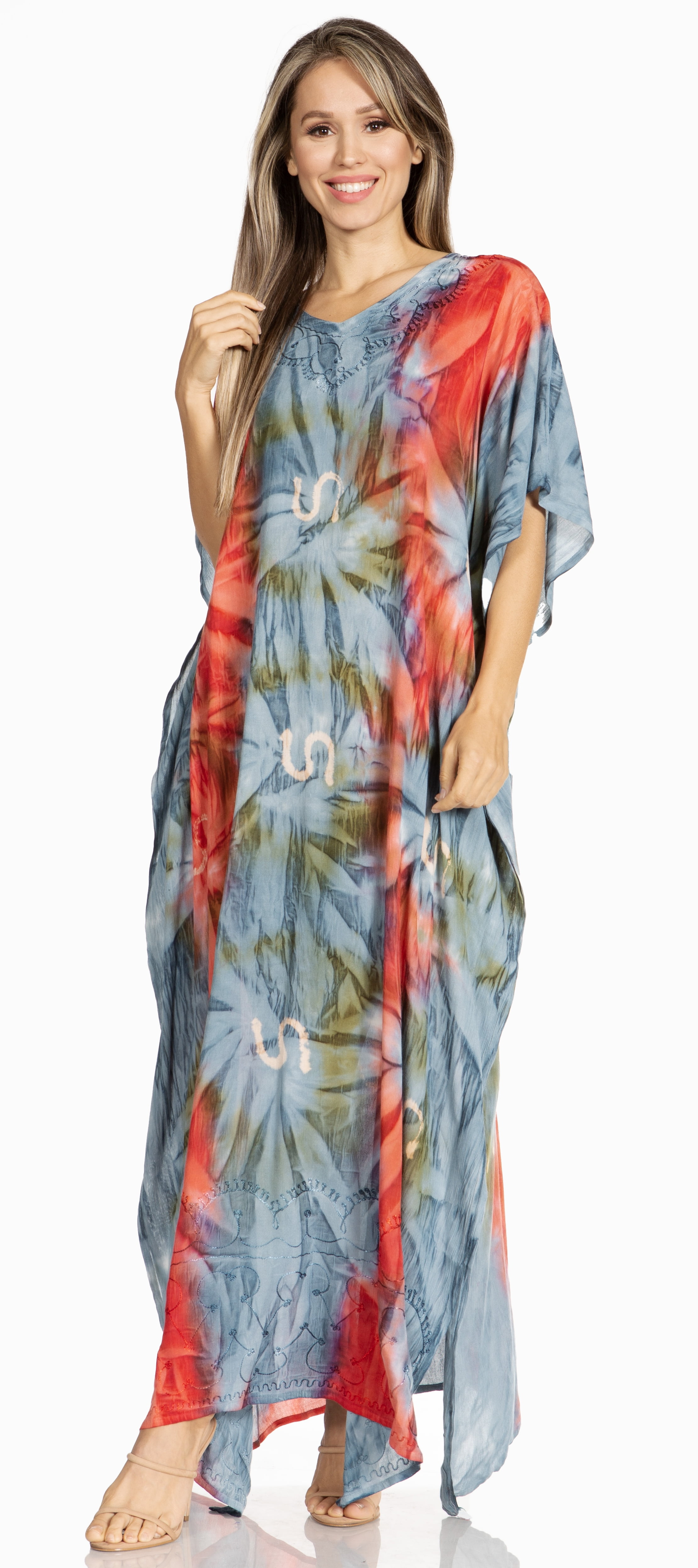 Sakkas 2019 - Pilar Petit Women's Casual Long Short Sleeve Beach Maxi ...