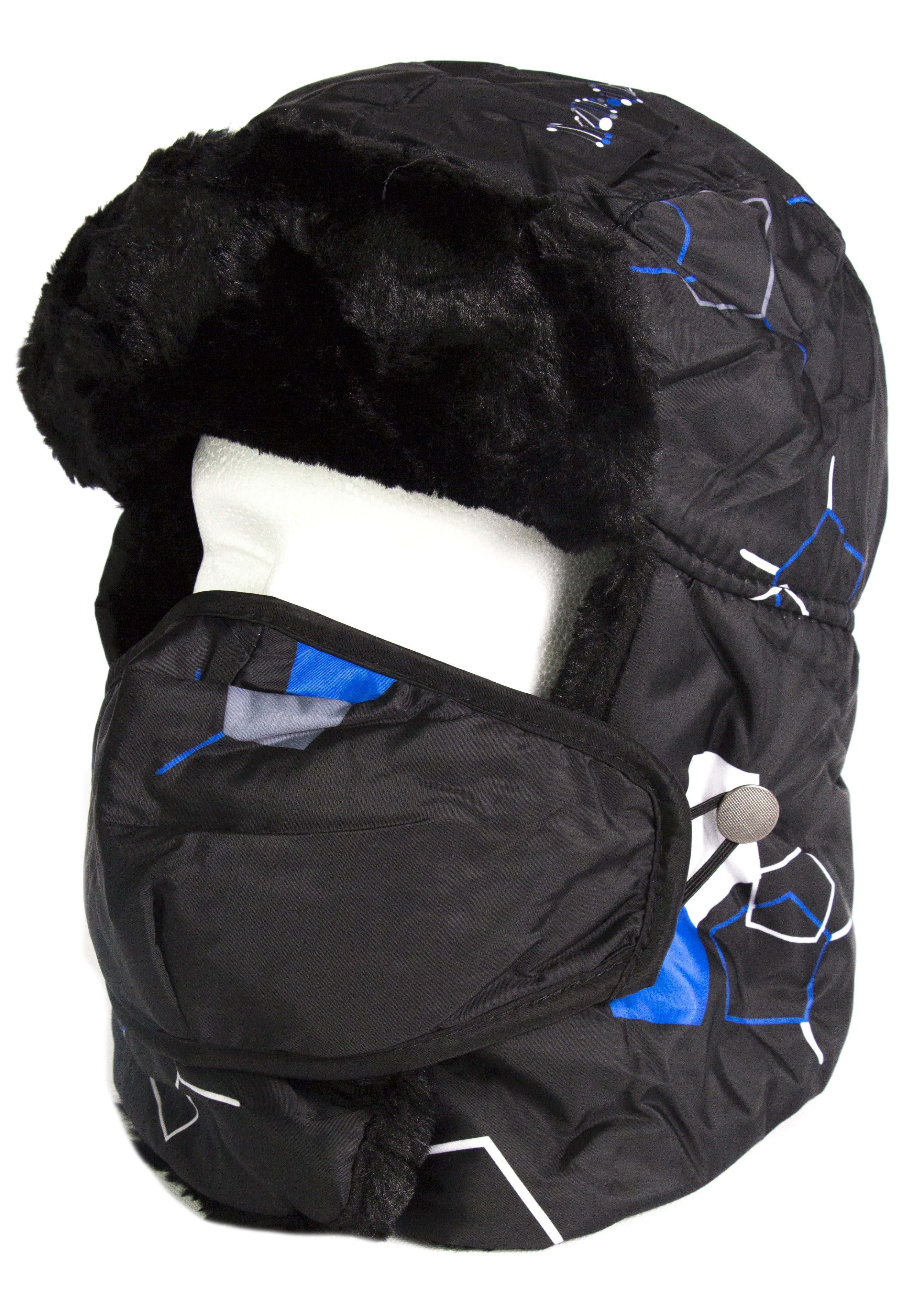 Sakkas Alex Unisex Ushanka Faux Fur Windproof Trapper Aviator Hat ...