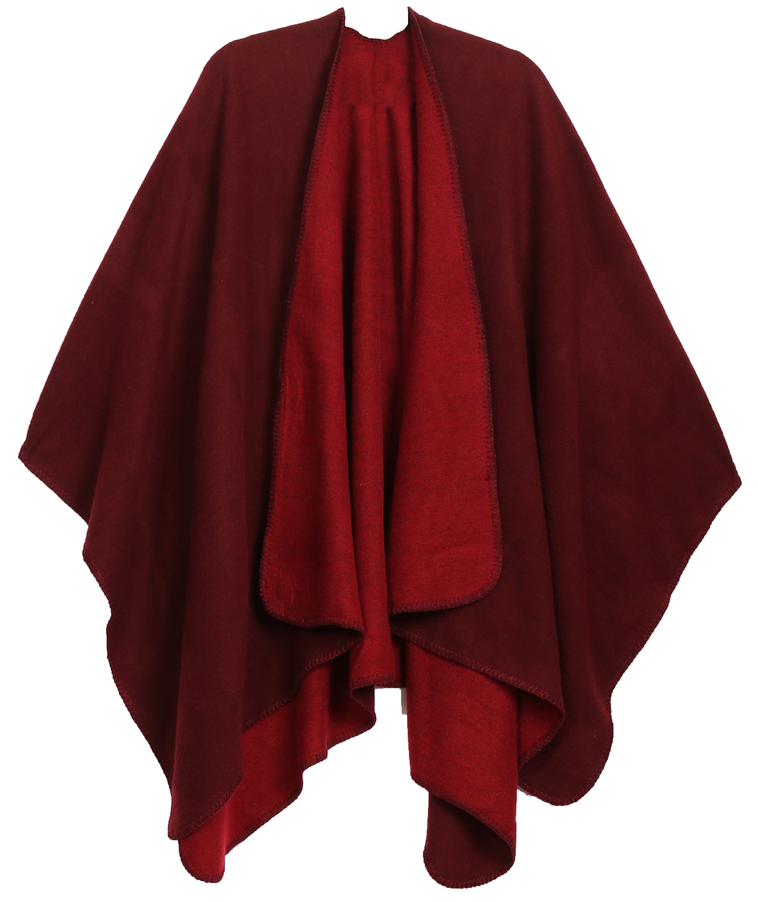 Sakkas Mari Women's Reversible Large Poncho Shawl Wrap Scarf Cape Ruana ...