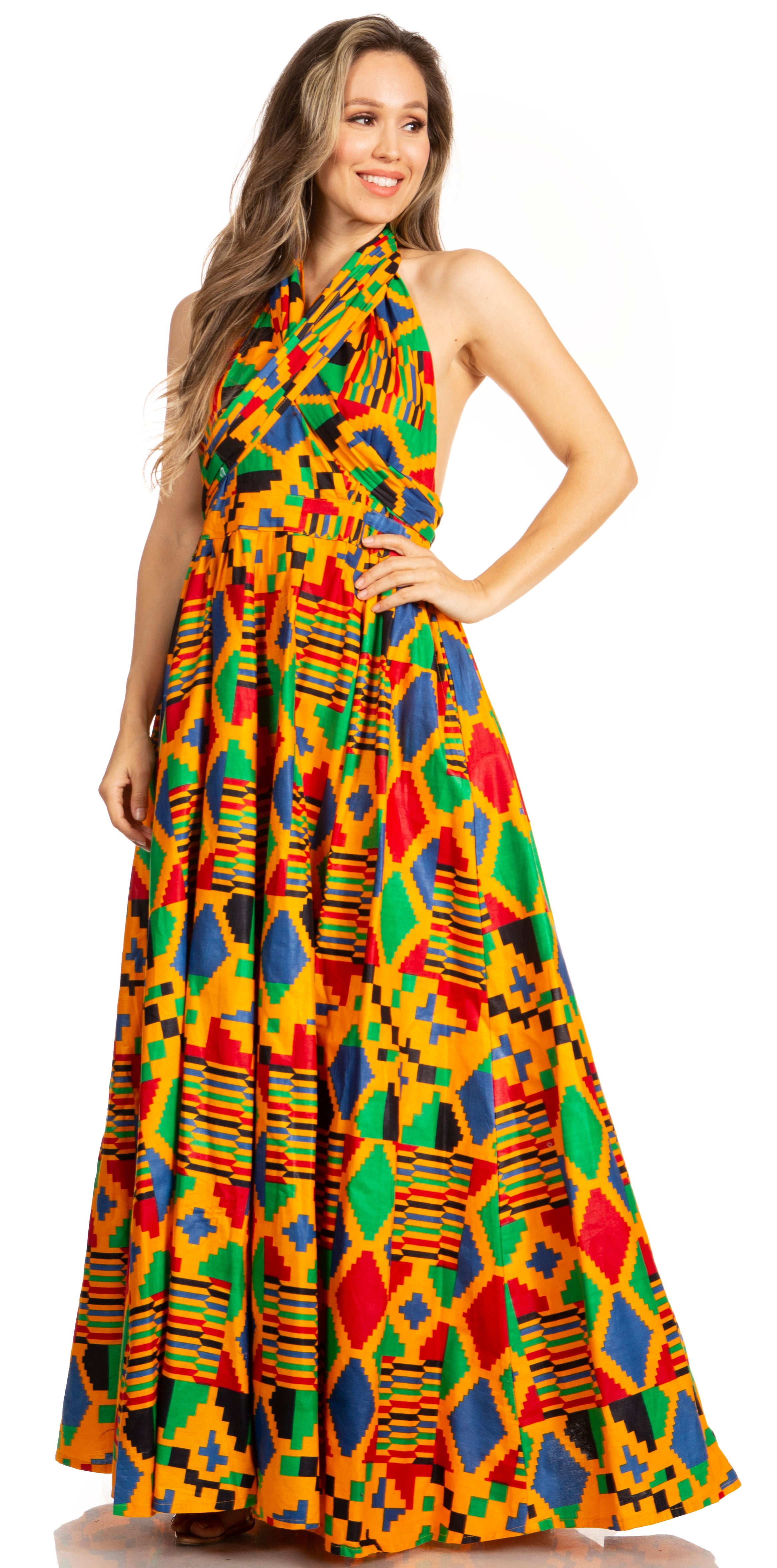 Sakkas Sandy Sexy Backless Year Around Long Maxi Infinity Dress Many ...