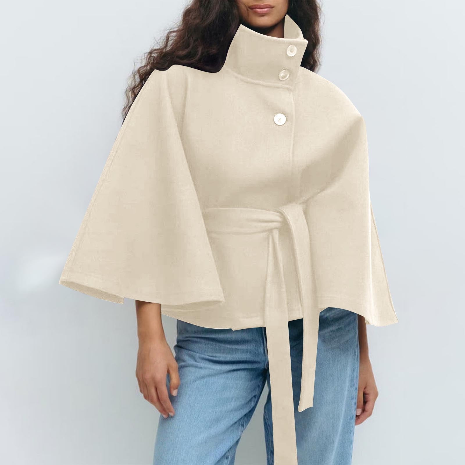 Sakmal Barn Coats Womens White Jacket Fashion Fall Jackets for Women ...