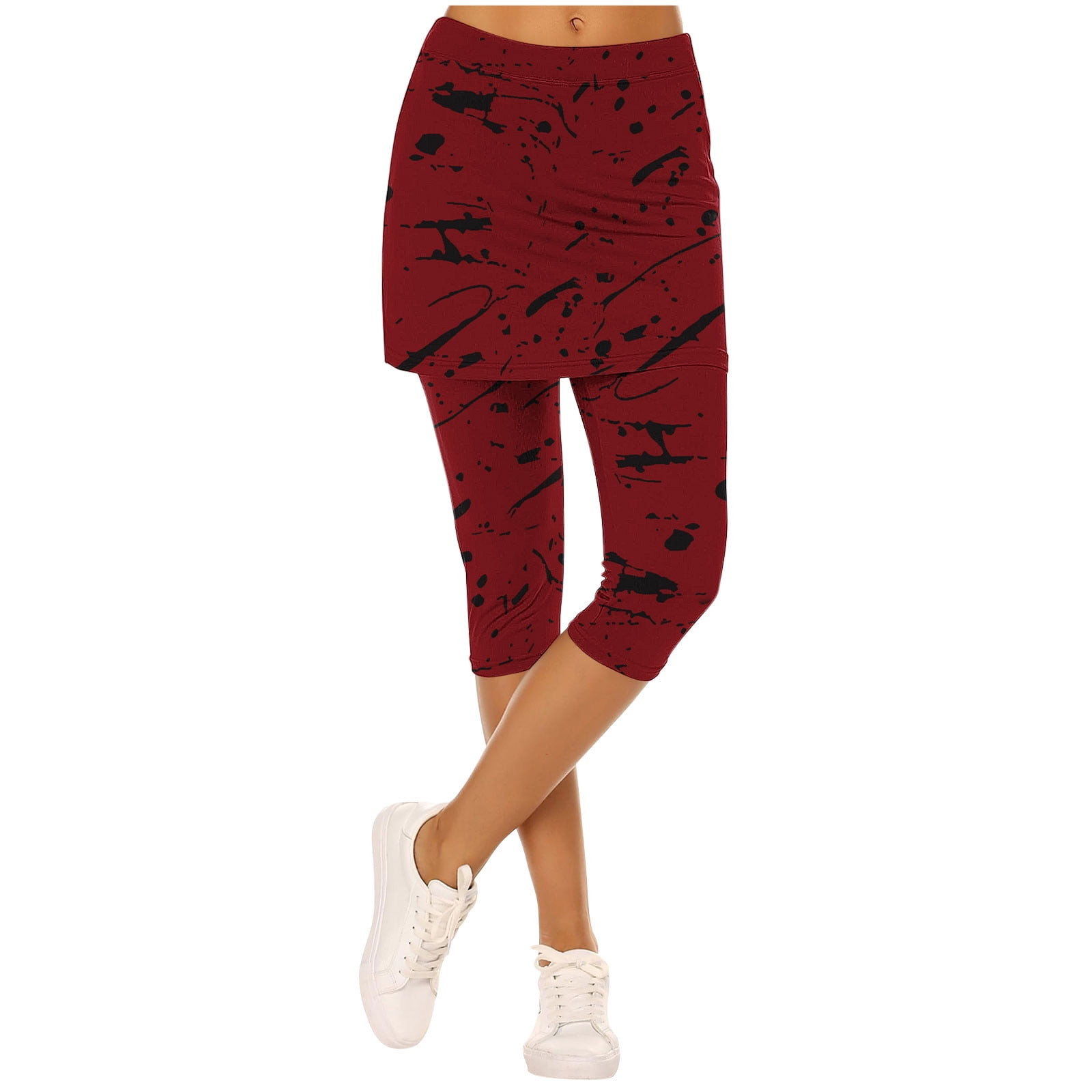 Sakmal Compression Capri Leggings for Women High Waisted Buttery Soft ...
