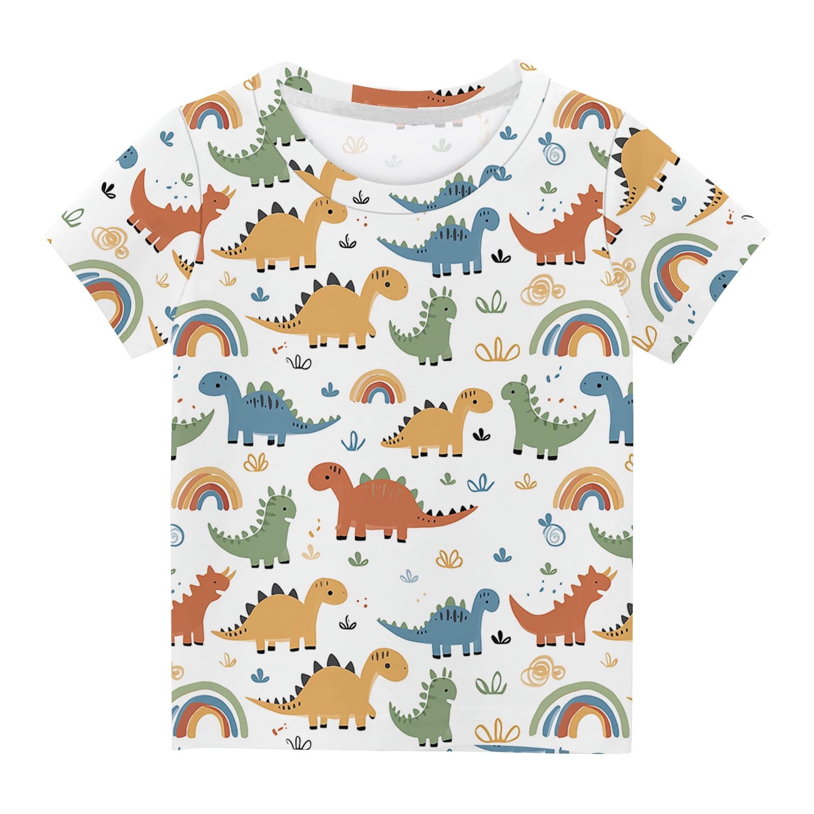 Sakmal Cute Clothes For Children Crew Neck Graphic 3-14y Short Sleeve ...