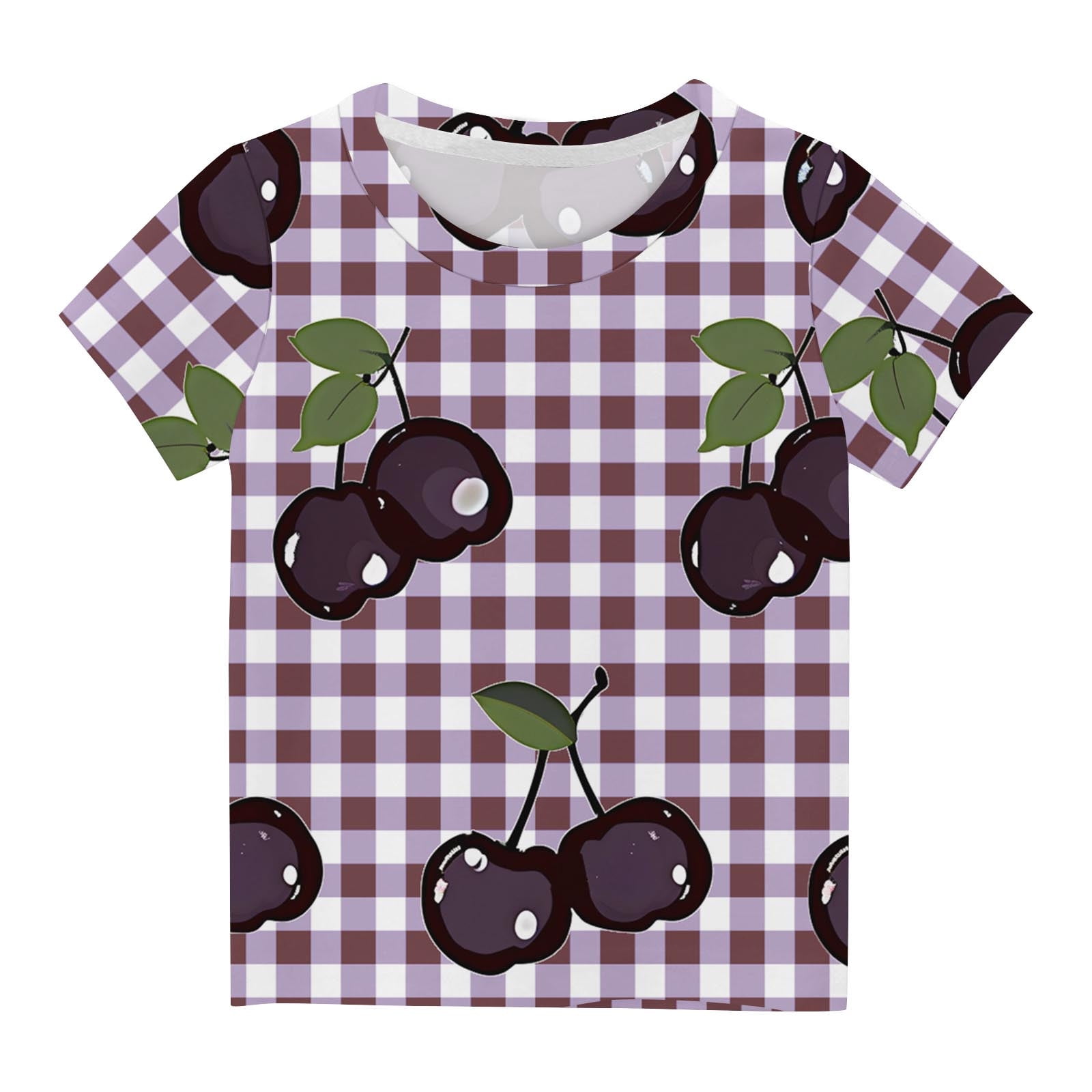 Sakmal Kids Clothes Cute Crew Neck 3-14y Graphic Short Sleeve Vacation ...