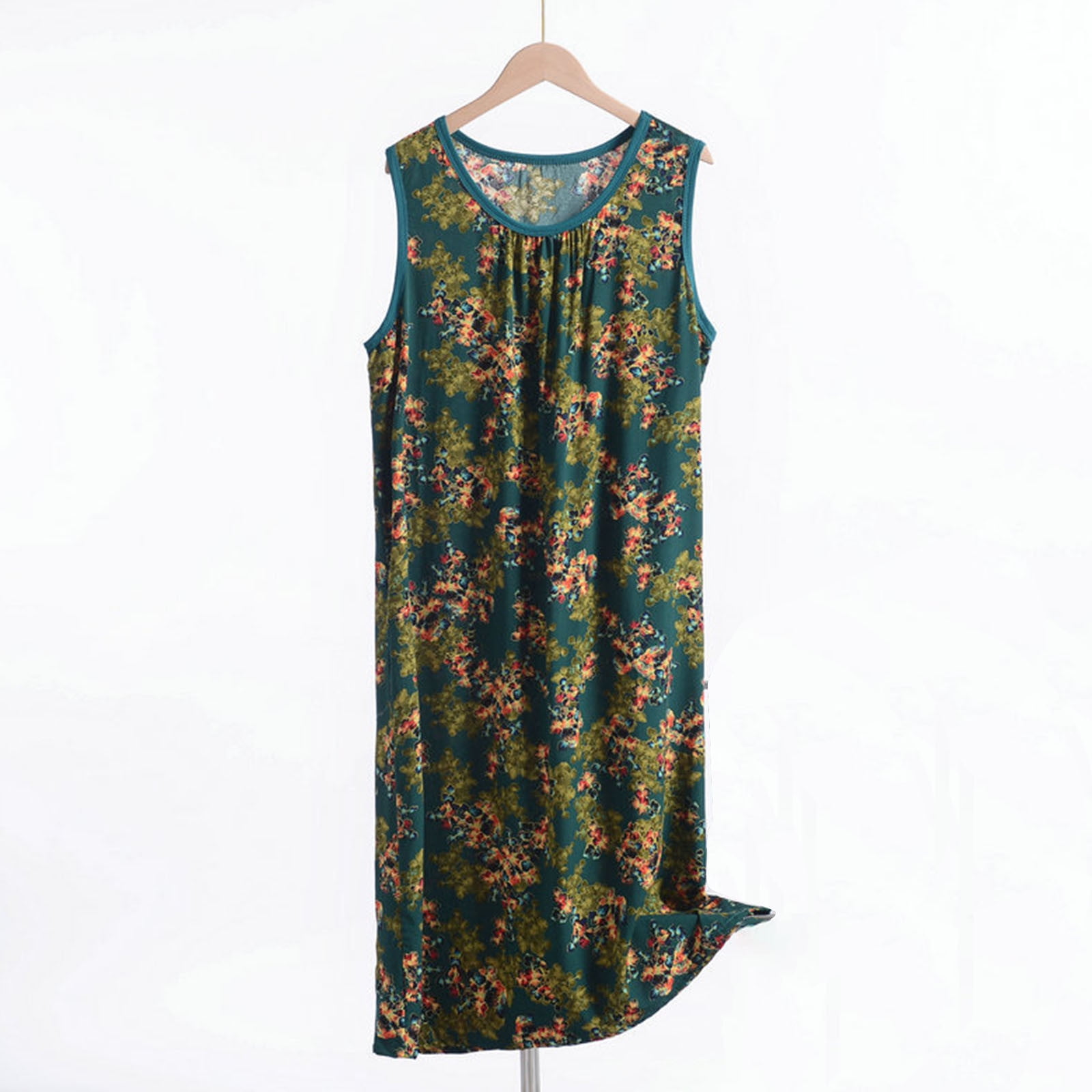 Sakmal Plus Size Sleepwear for Women Sleep Tanks Vintage Night Dress ...