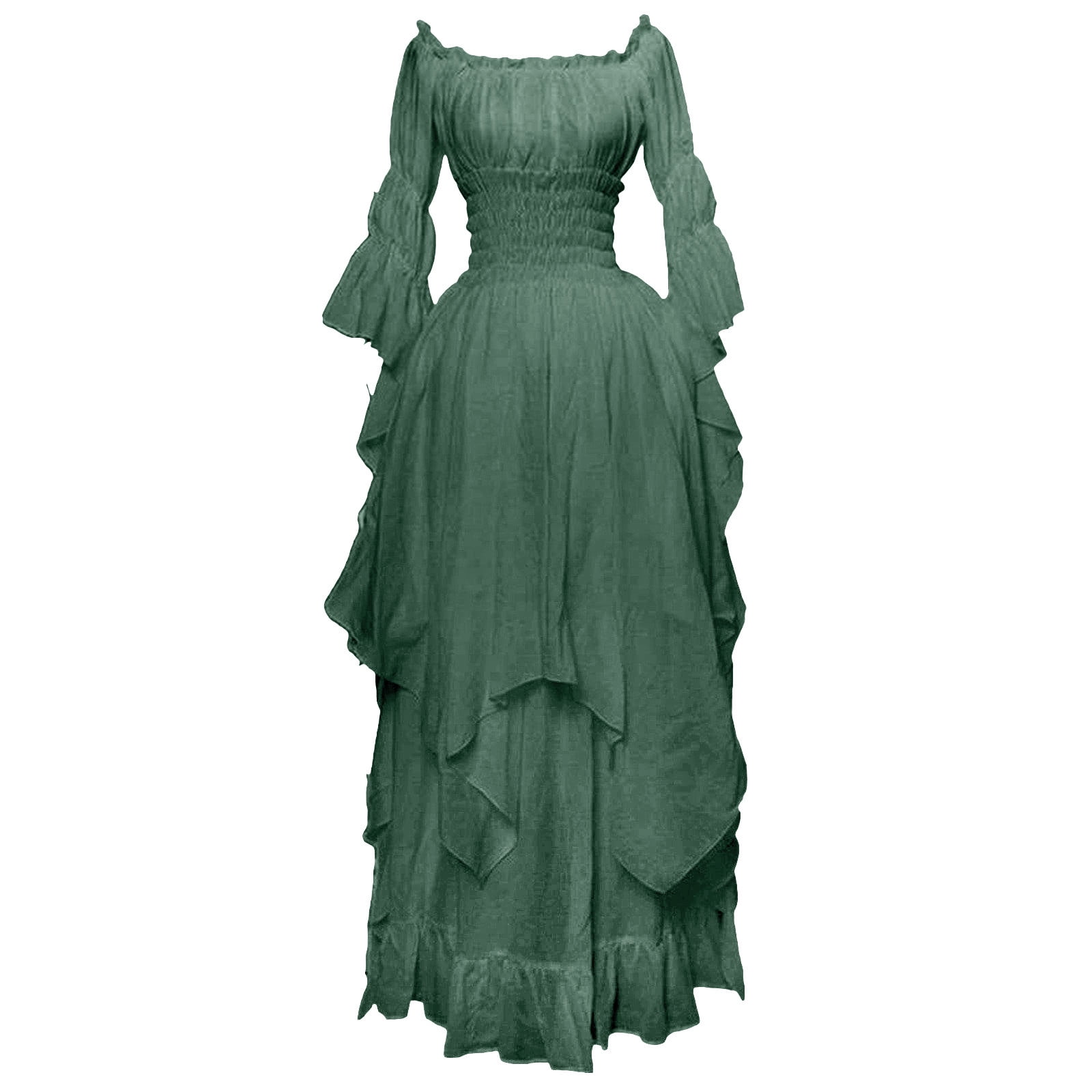 Sakmal Women Dresses Clearance Long Ball Gown Dresses Solid Princess ...