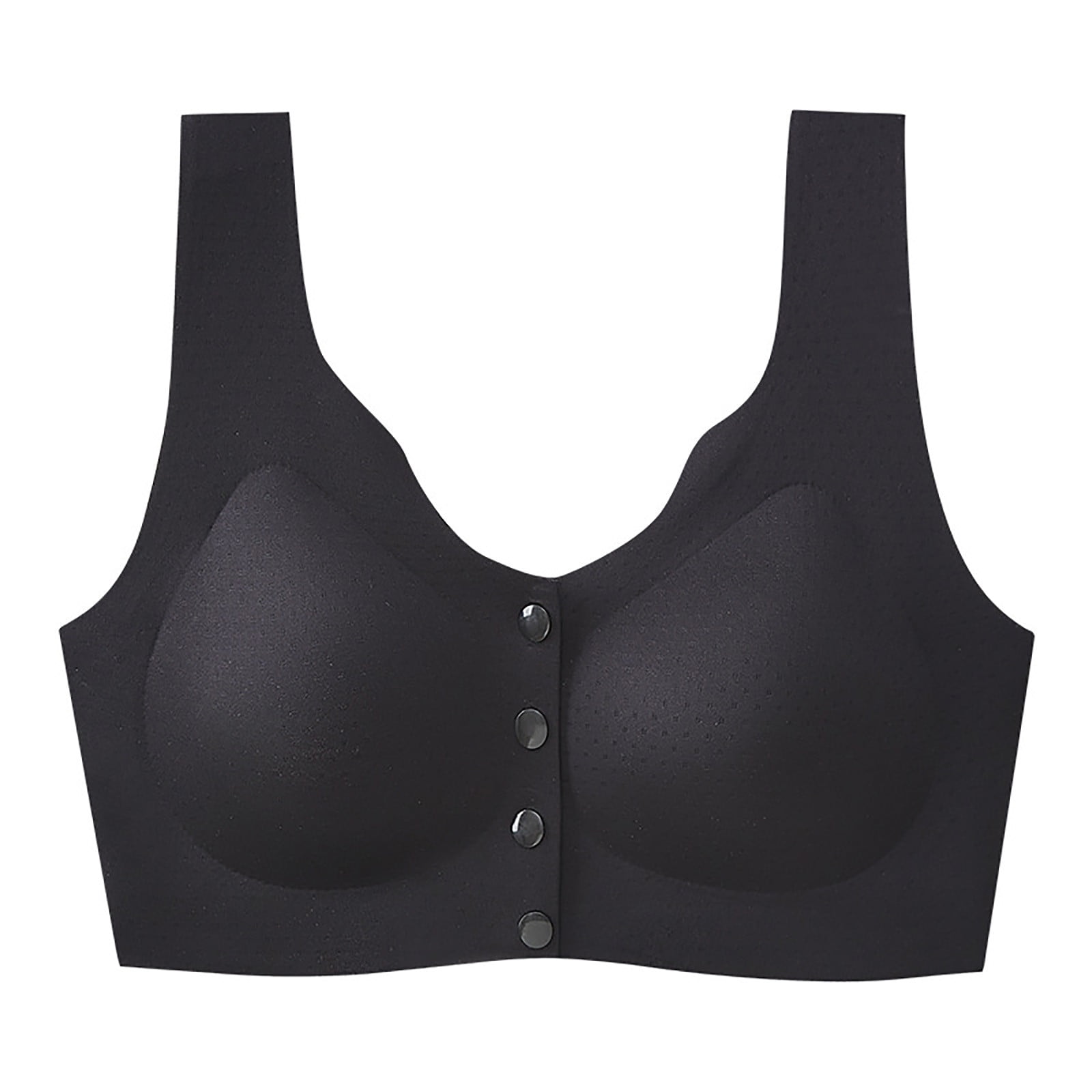 Sakmal Womens Bras Clearance Under $10 Black Plus Size Front Closure ...