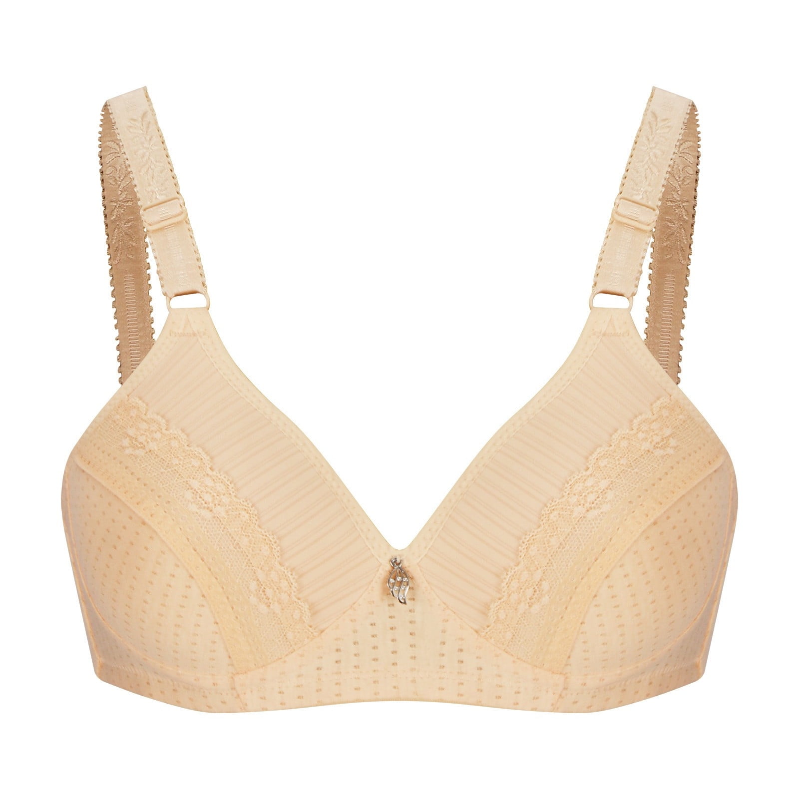 Sakmal Womens Bras Jelly Seamless Bralette Comfort Yellow T-Shirt Bra ...