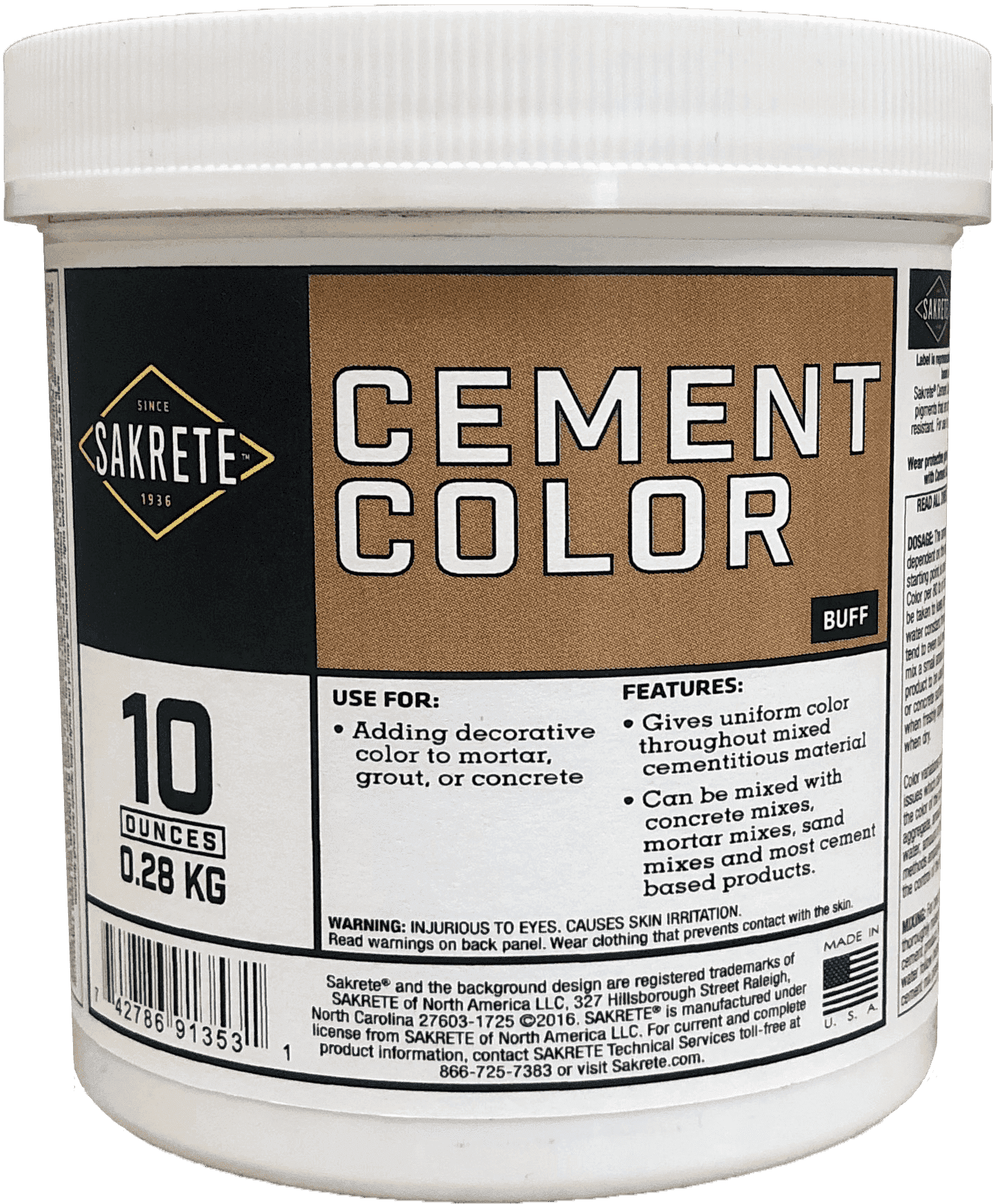 Sakrete Cement Color (10 Ounce) (Buff) - Walmart.com