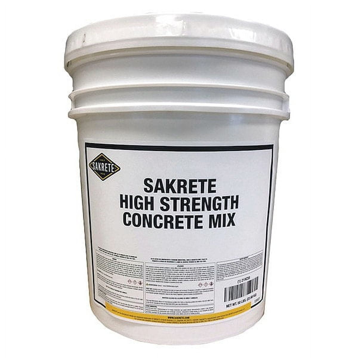 Sakrete Concrete Mix,Pail,50 lb,High Strength 120021 - Walmart.com