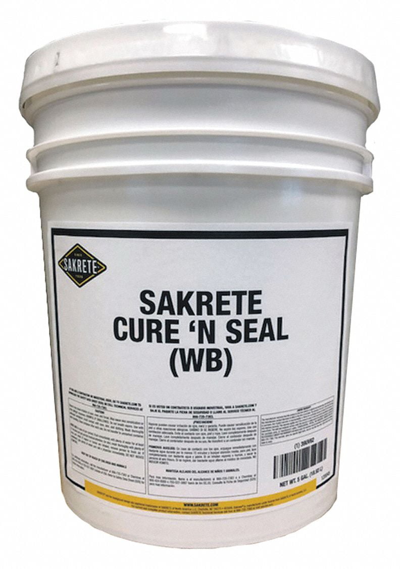 Free Shipping! Sakrete Concrete Sealer,Pail,Clear,5 gal 120045 ...