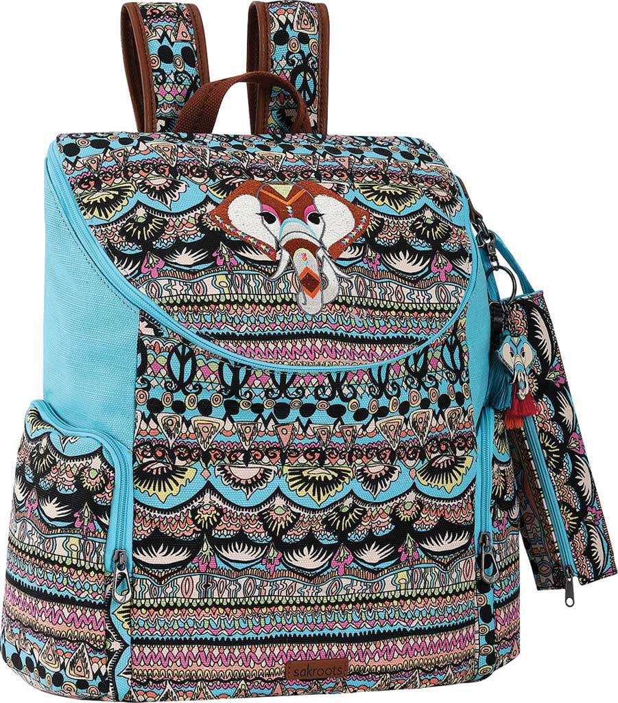 Sakroots Artist Circle Pacific Backpack Aqua - Walmart.com